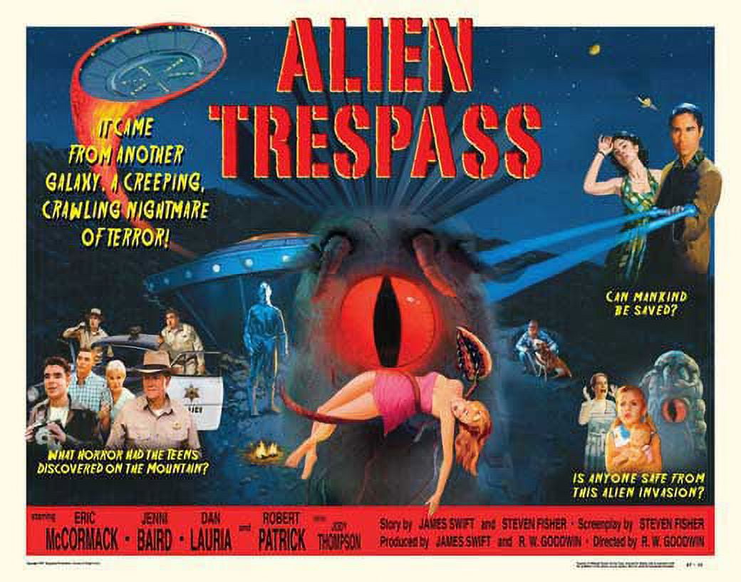 Alien Trespass - movie POSTER (Style D) (11" x 17") (2009) - Walmart.com