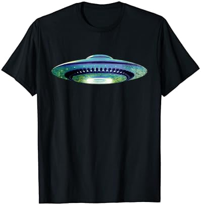 Alien UFO Flying Saucer Spacecraft T-shirt - Walmart.com
