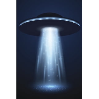 Ufo Abduction Beam UFO Alien Abduction Spaceship Human Car In Beam