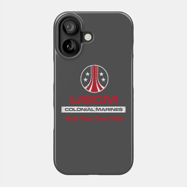 Alien USCM Colonial Marines Retro iPhone 11–17 Protective Phone Case ...