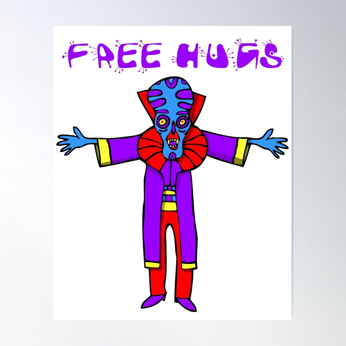 Alien Vampires #4 Poster Wall Art, Modern Wall Decor For Living Room ...