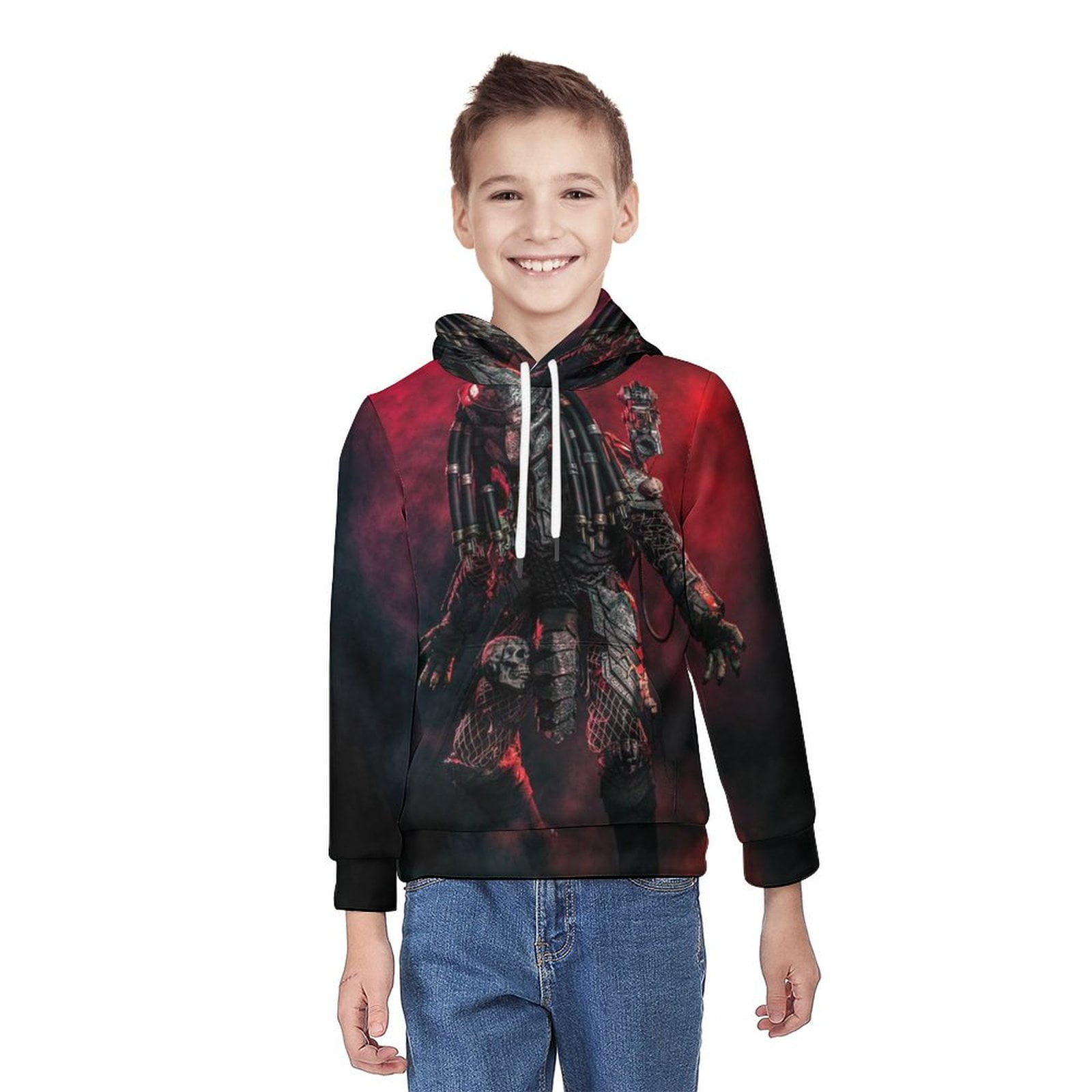 Alien Vs Predator 18 Fashion Hooded Youth Tops Hoodie Novelty Hoodie ...