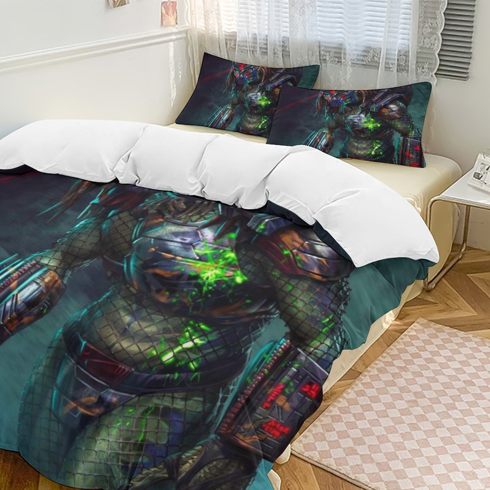 Alien-Vs-Predator 3 Three Piece Duvet Cover Set: Duvet Cover 3 Piece ...