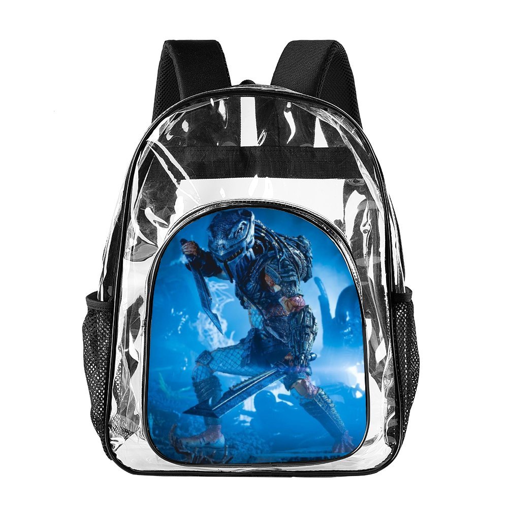 Alien-Vs-Predator 7 Cute Clear Backpack for Mens/Women Gifts Heavy Duty ...