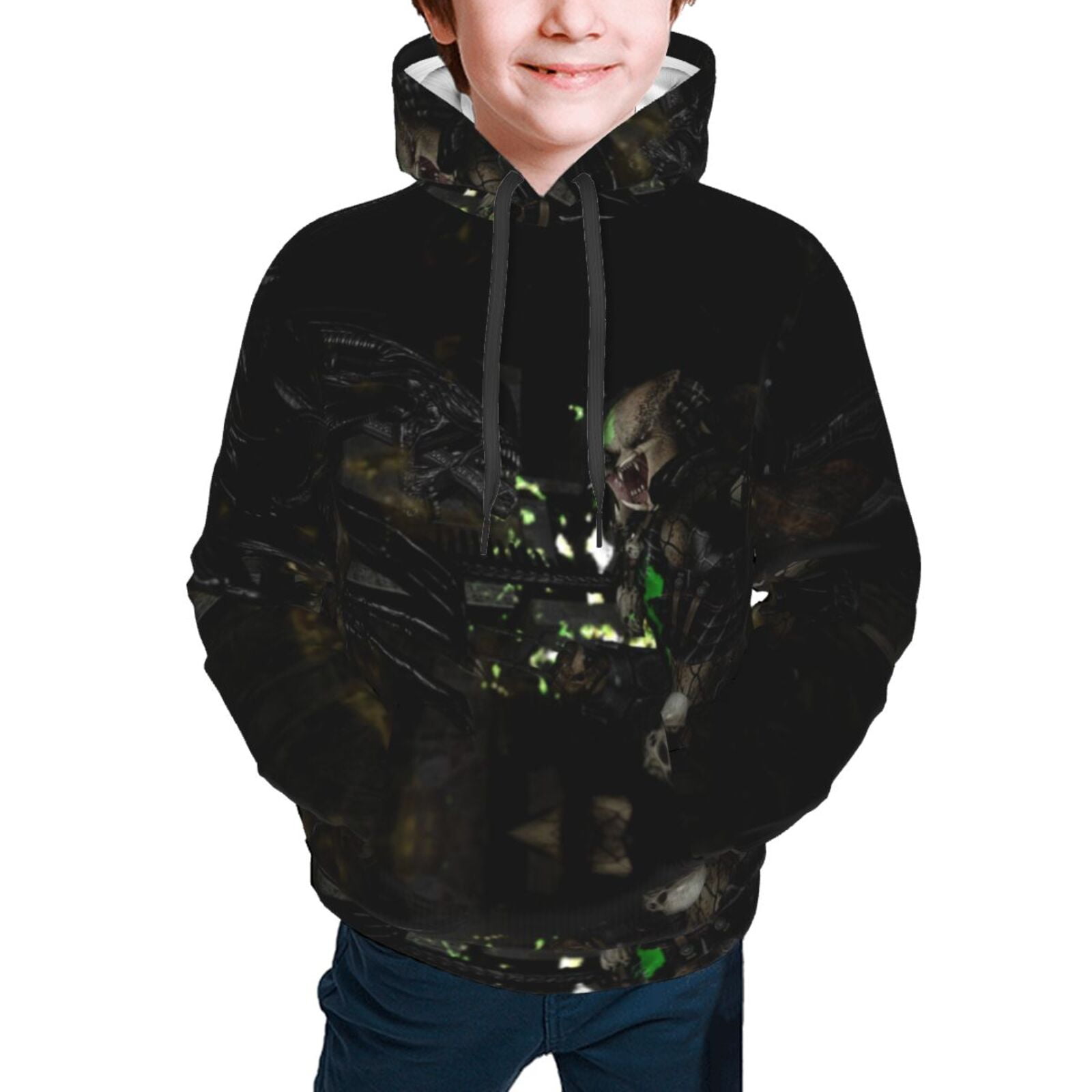 Alien Vs Predator Boy's Girl's Anime Hoodie Fashion Pullover ...