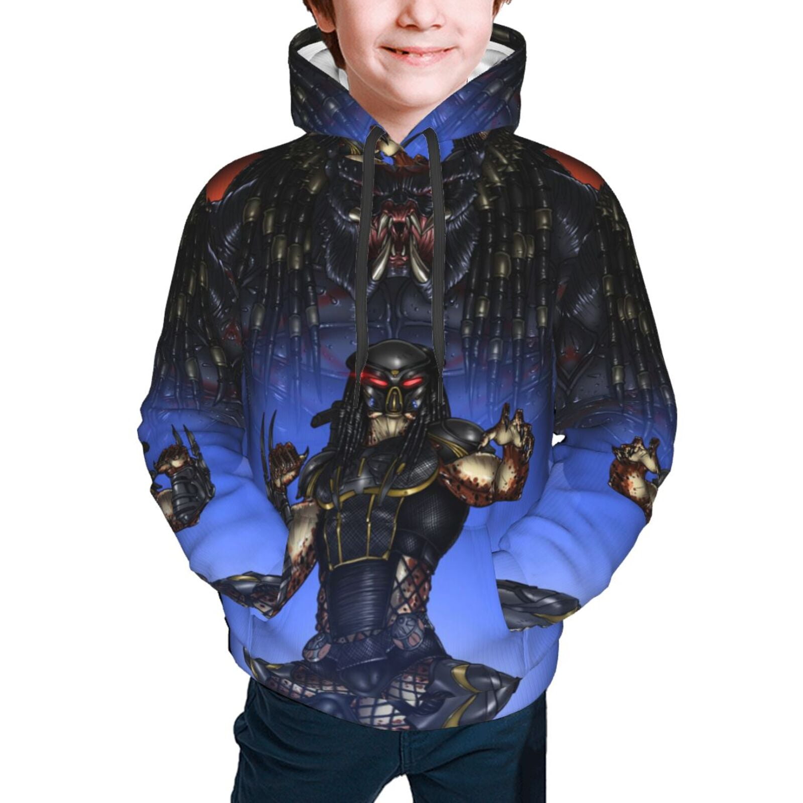 Alien Vs Predator Boy's Girl's Anime Hoodie Fashion Pullover ...