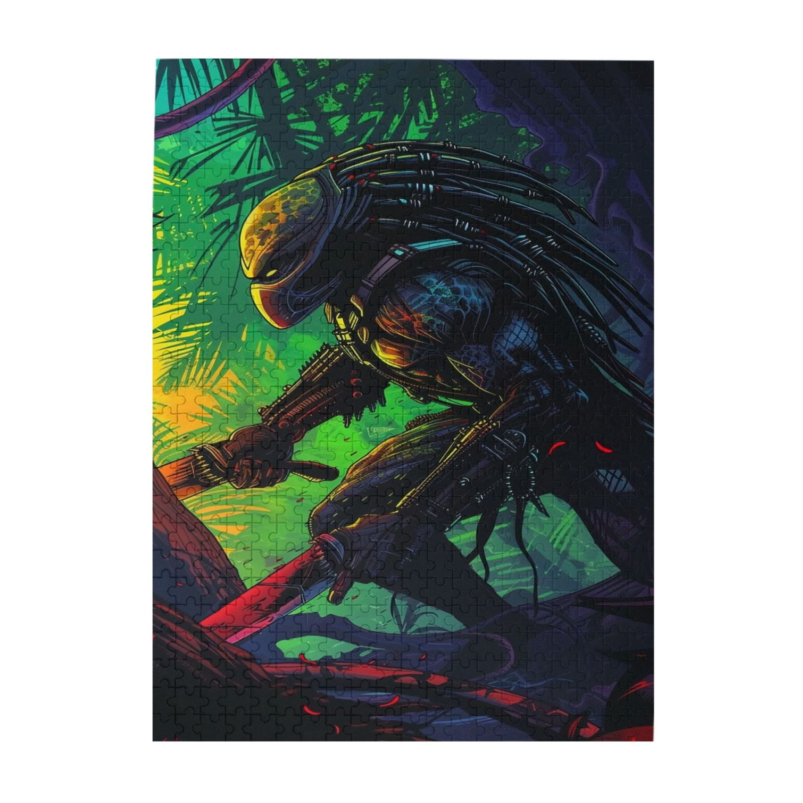 Alien Vs Predator Jigsaw Puzzle 300 Piece Colorful Puzzle Toy Home ...