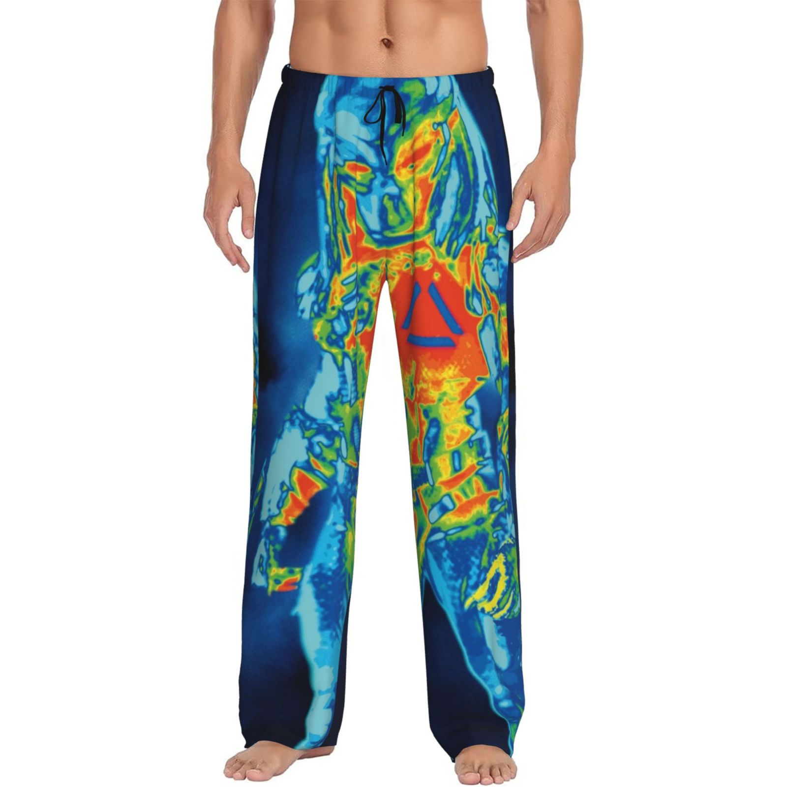 Alien Vs Predator Men's Pajama Pants Soft Comfy Causal Sleep Bottoms ...
