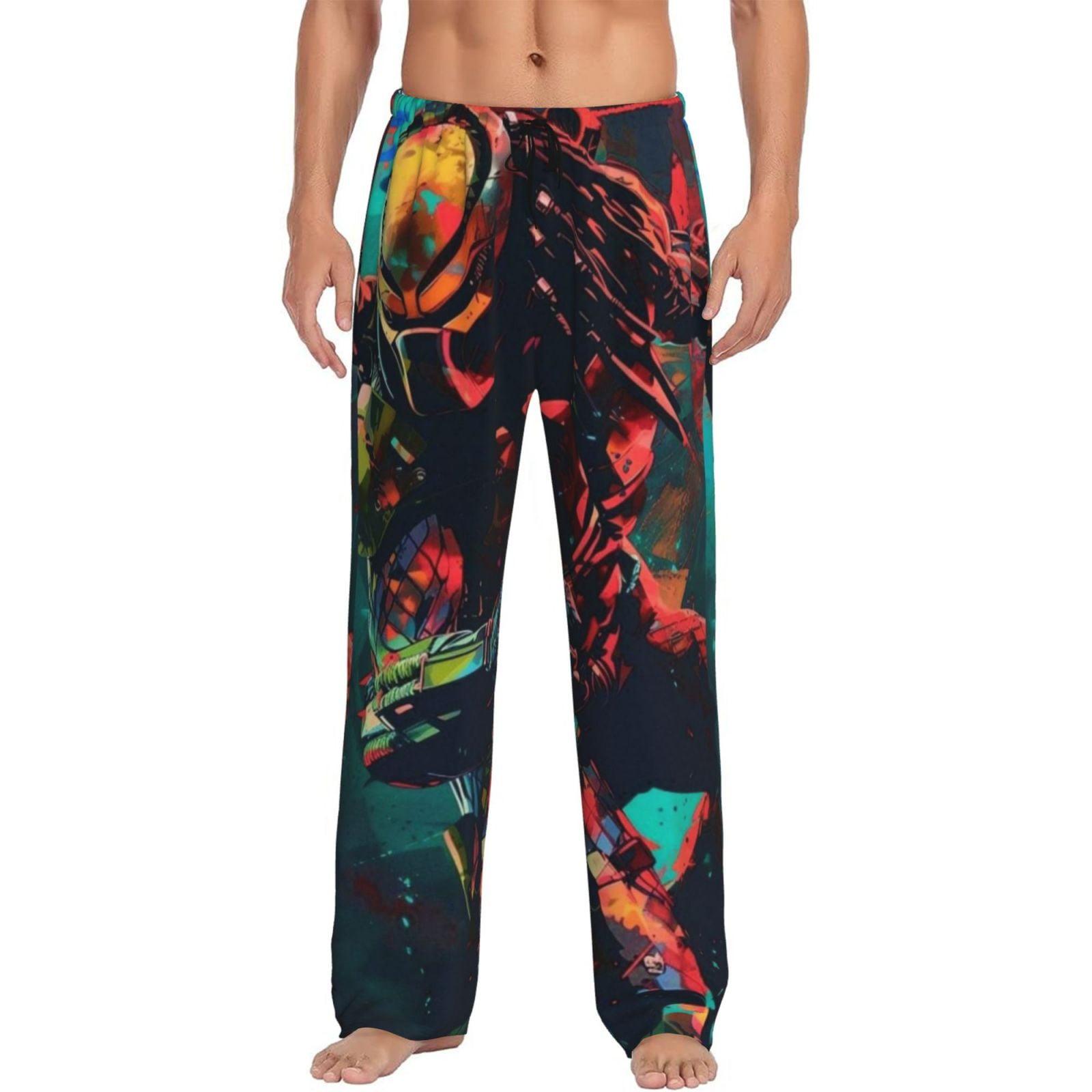 Alien Vs Predator Men's Pajama Pants, Ultra-soft Comfy Casual Lounge ...