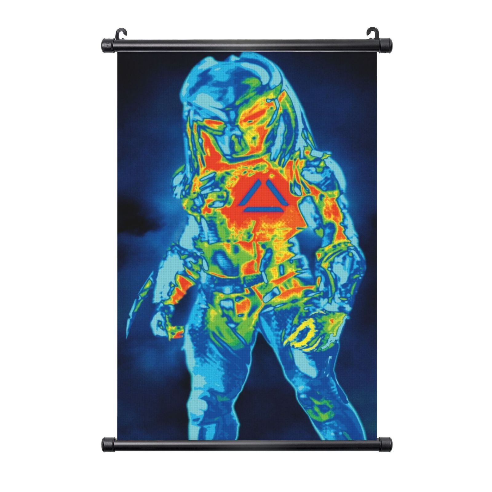 Alien Vs Predator Poster Aesthetic Canvas PVC Shaft Wall Art Hanging ...