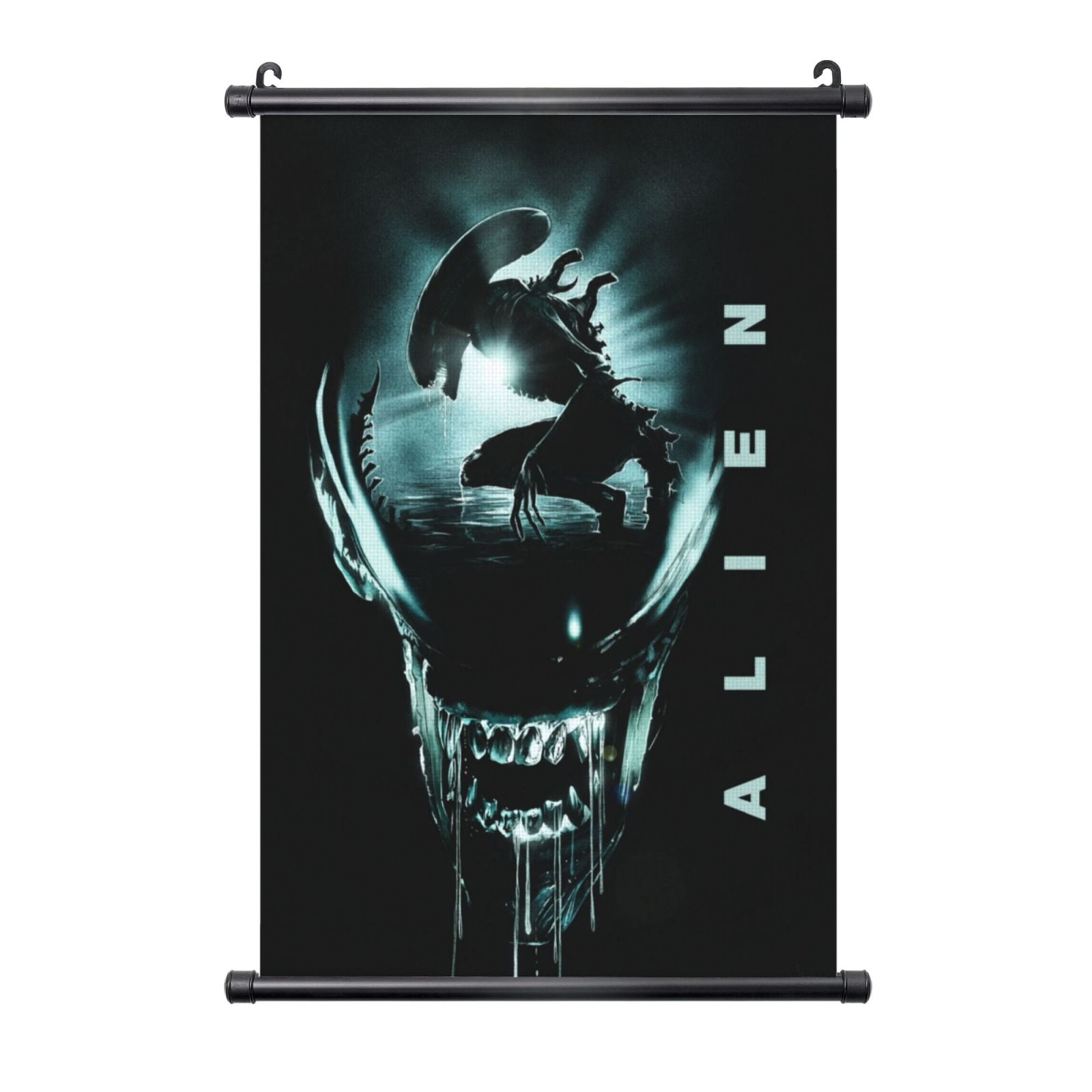 Alien Vs Predator Poster Aesthetic Canvas PVC Shaft Wall Art Hanging ...