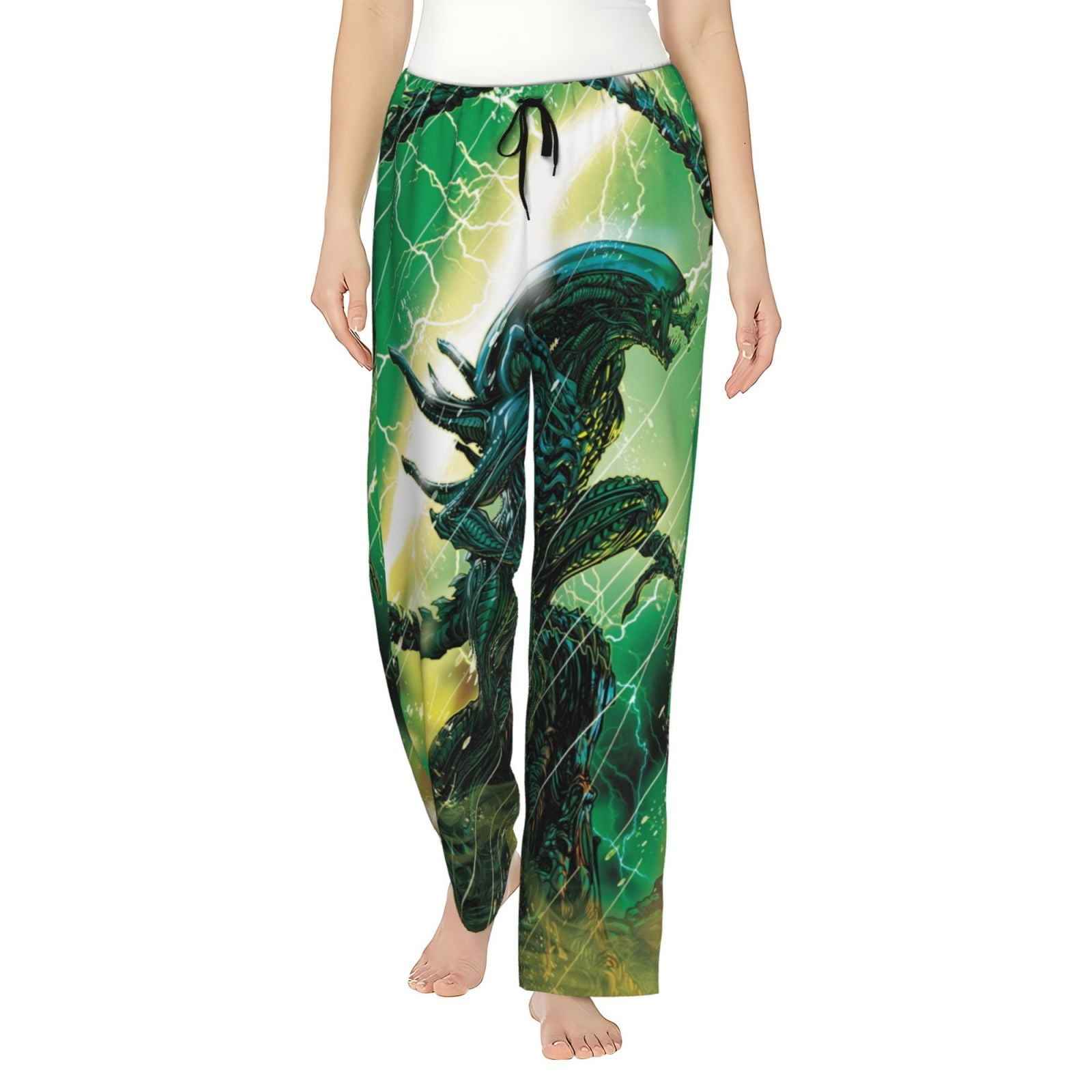 Alien Vs Predator Women's Pajama Pants Soft Comfy Causal Pajama Bottoms ...