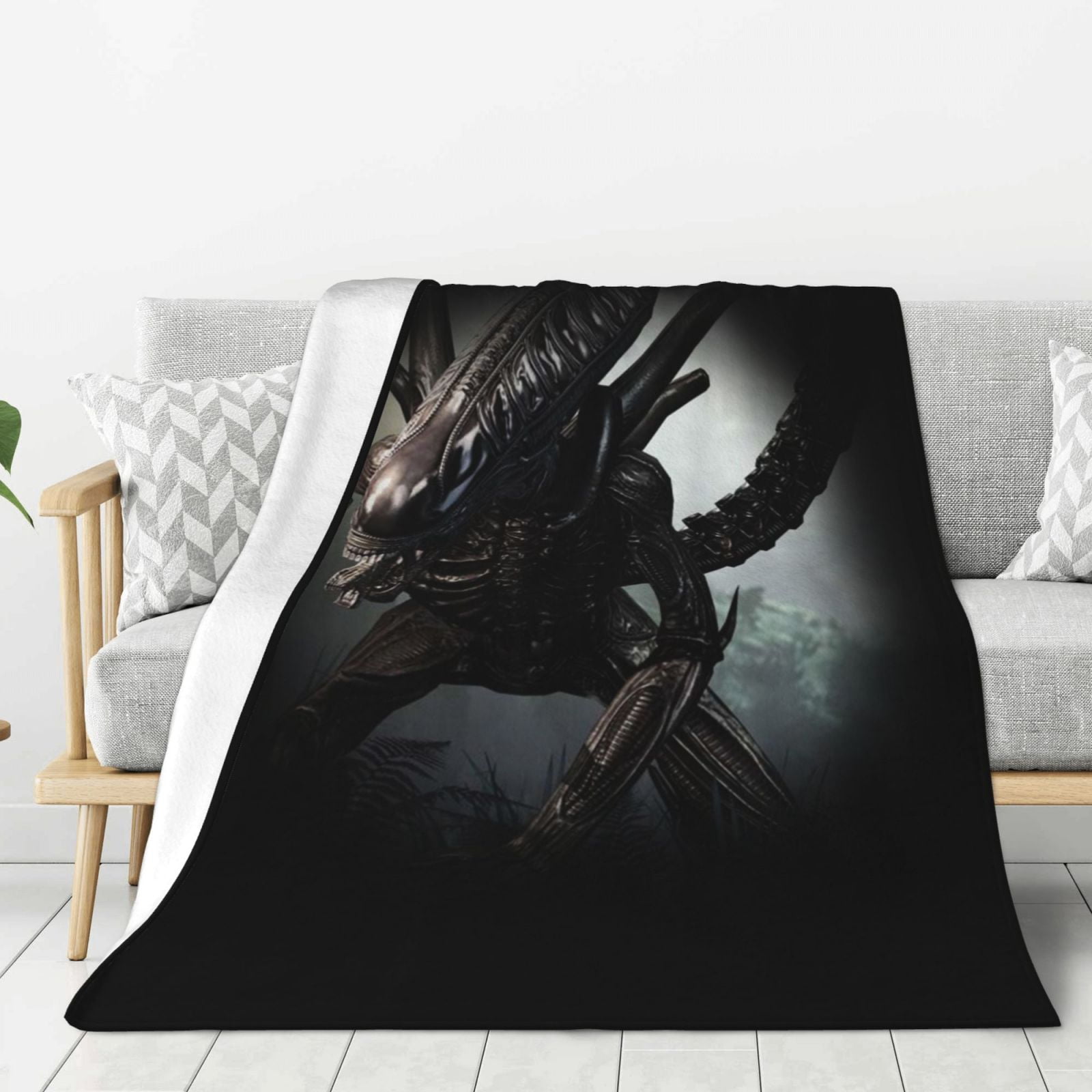 Alien Vs Predator Xenomorph Throw Blanket For Couch - Super Soft Cozy ...