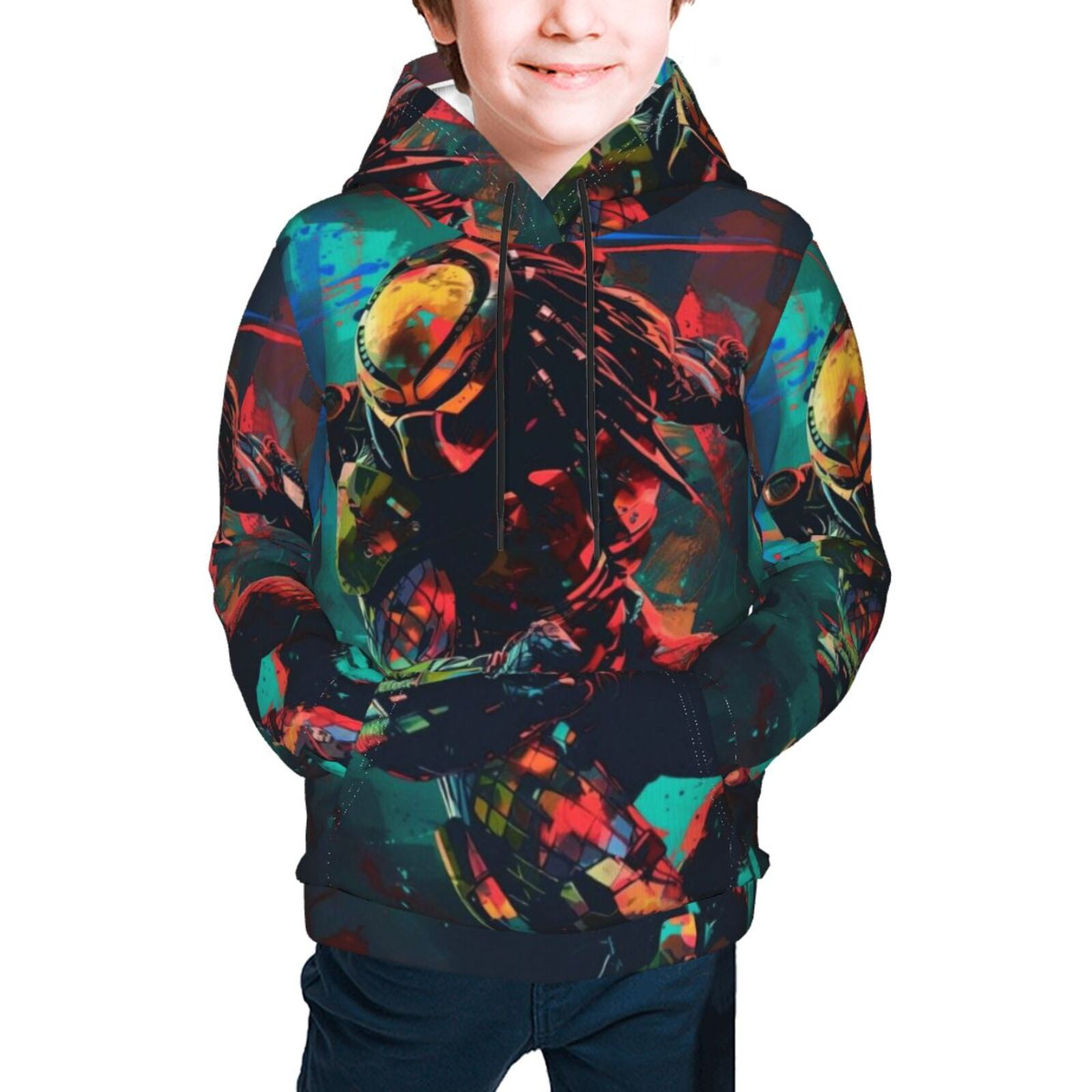 Alien Vs Predator Youth Boys Girls Hoodies 3D Printed Unisex Hooded ...