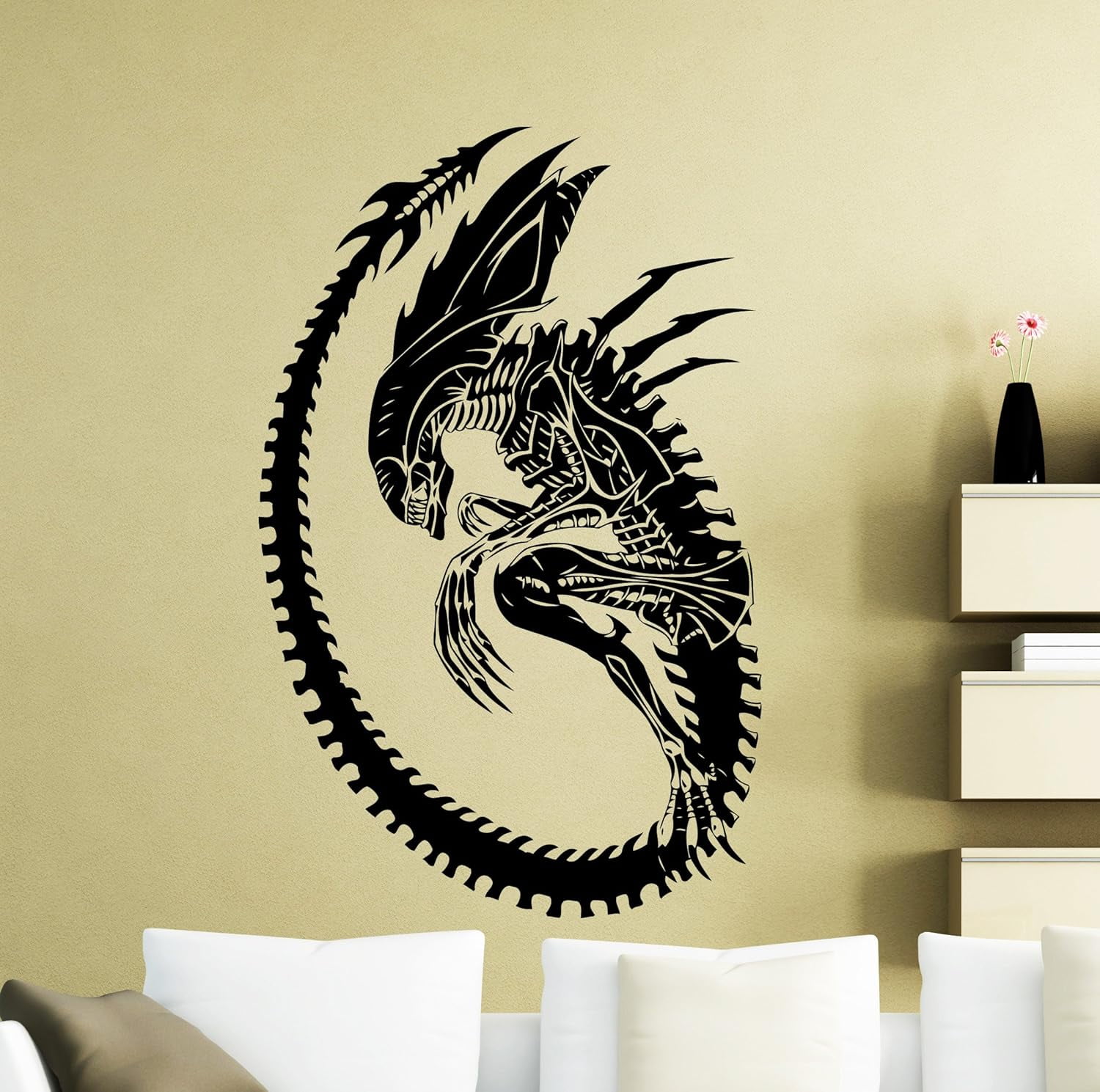 Alien Wall Monster Horror Movie Vinyl Sticker Home Kids Girl Boy Room ...