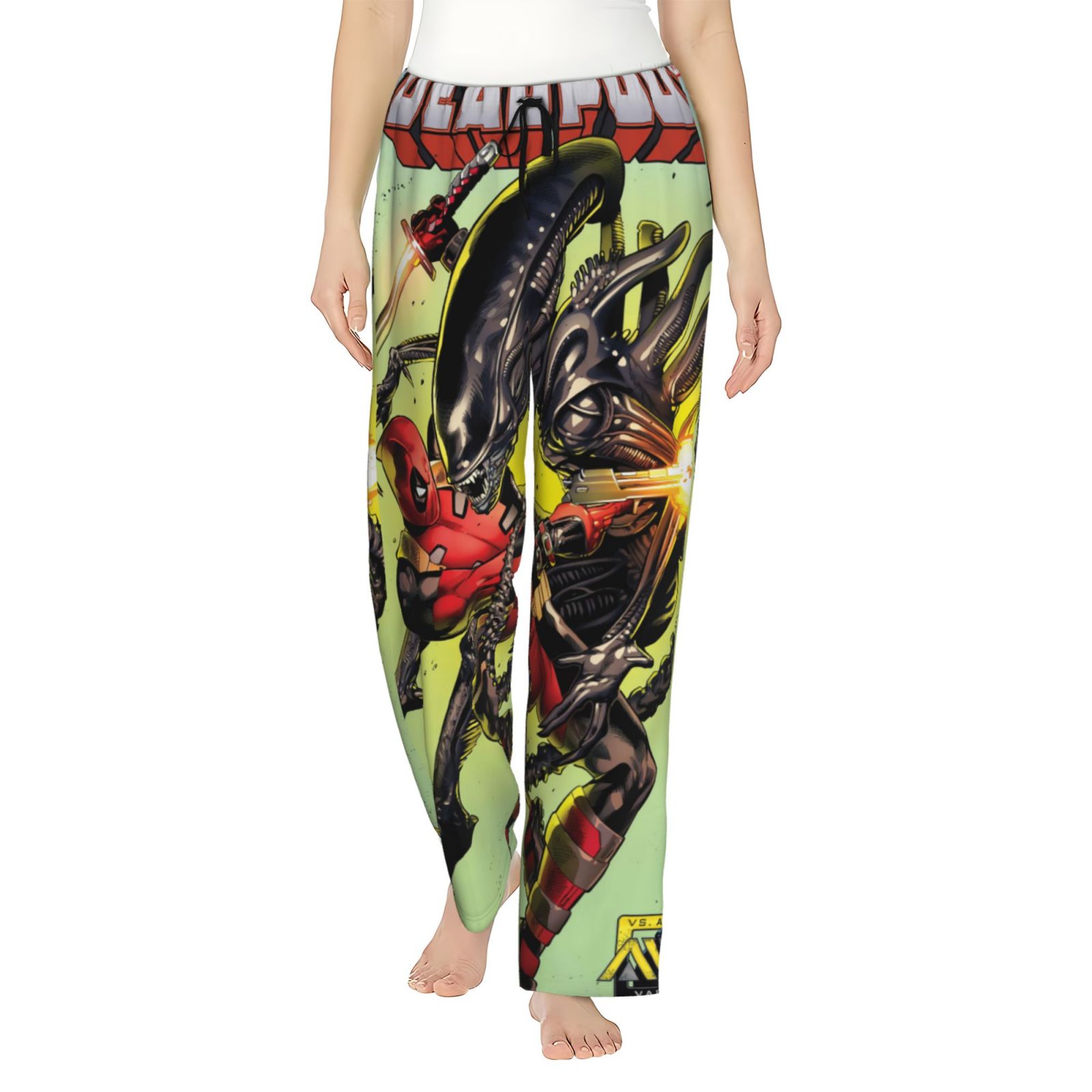 Alien Women Pajama Pants With Pockets Stretch Pajama Bottoms Drawstring ...