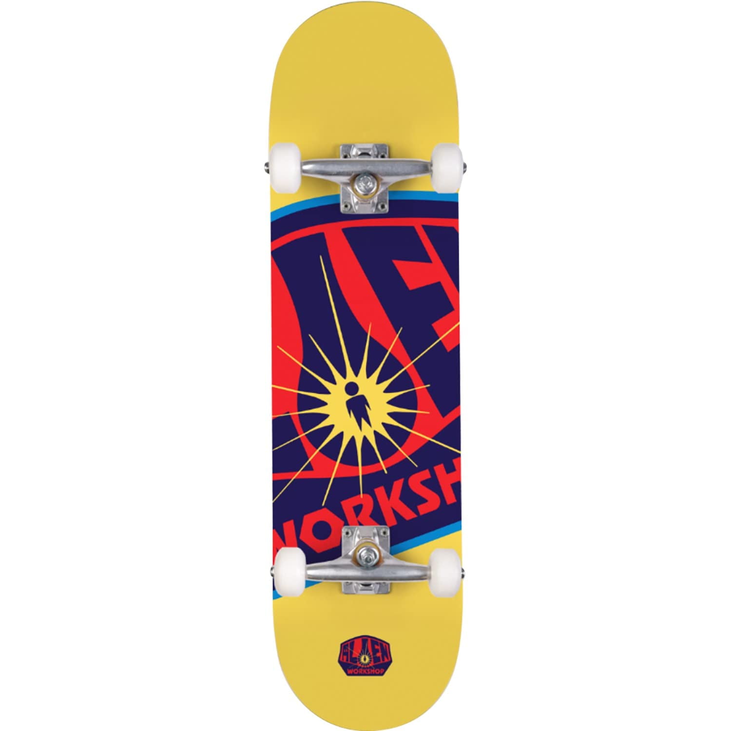 Alien Workshop OG Logo Complete Skateboard 7.75 Yellow - Walmart.com