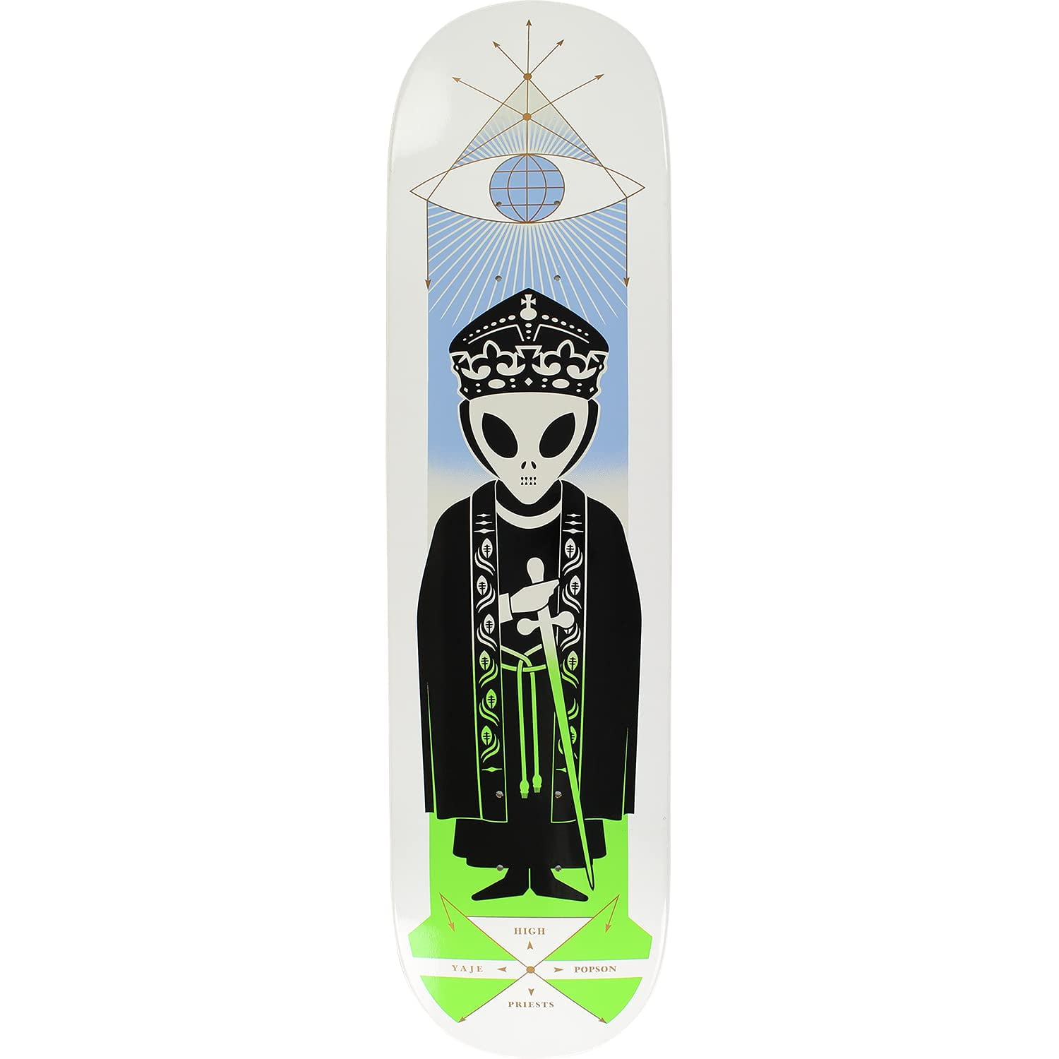 Alien Workshop Popson High Priest Deck 8.0 - Assembled AS Complete ...