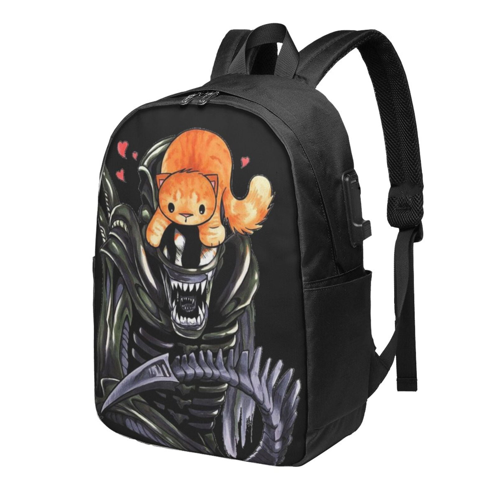 Alien Xenomorph Backpack Fashion Travel Backpack Laptop Backpack 17 ...