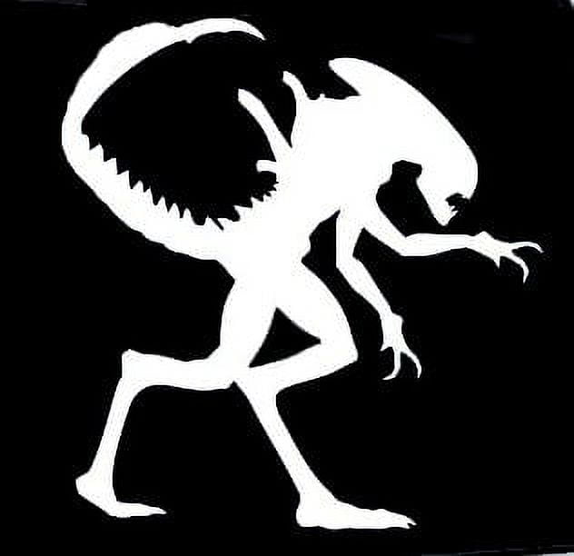 Alien Xenomorph Movie Inspired Decal Sticker | 6-Inches By 5.5-Inches ...