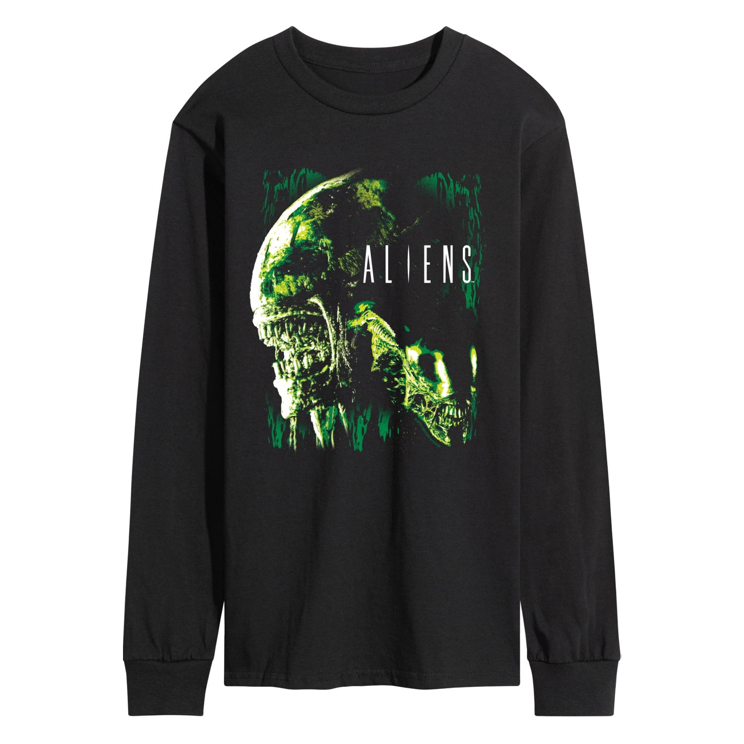 Alien - Xenomorph Portrait - Men's Long Sleeve Graphic T-Shirt ...