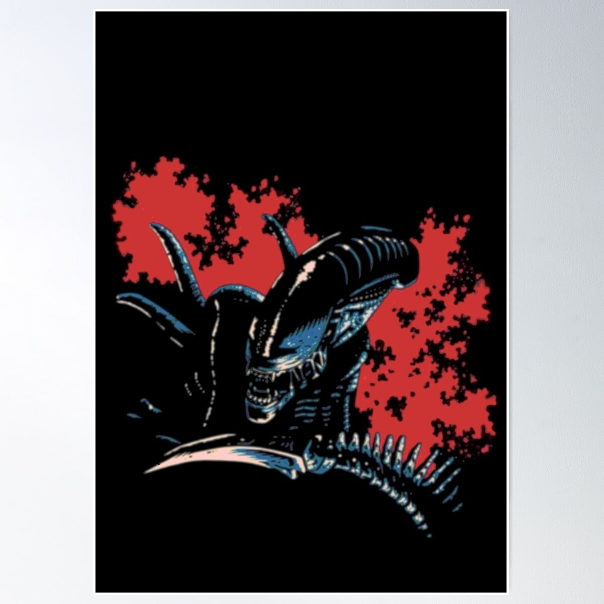 Alien Xenomorph Poster Wall Art, Modern Wall Decor For Living Room ...