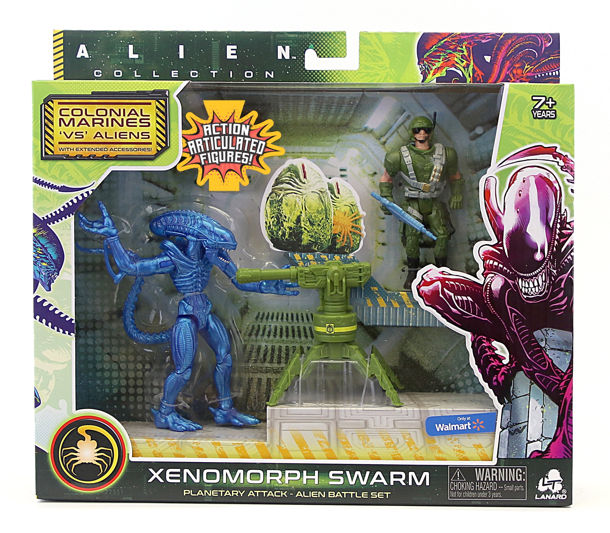 Alien Xenomorph Swarm With Xenomorph Warrior Action Figure Set ...