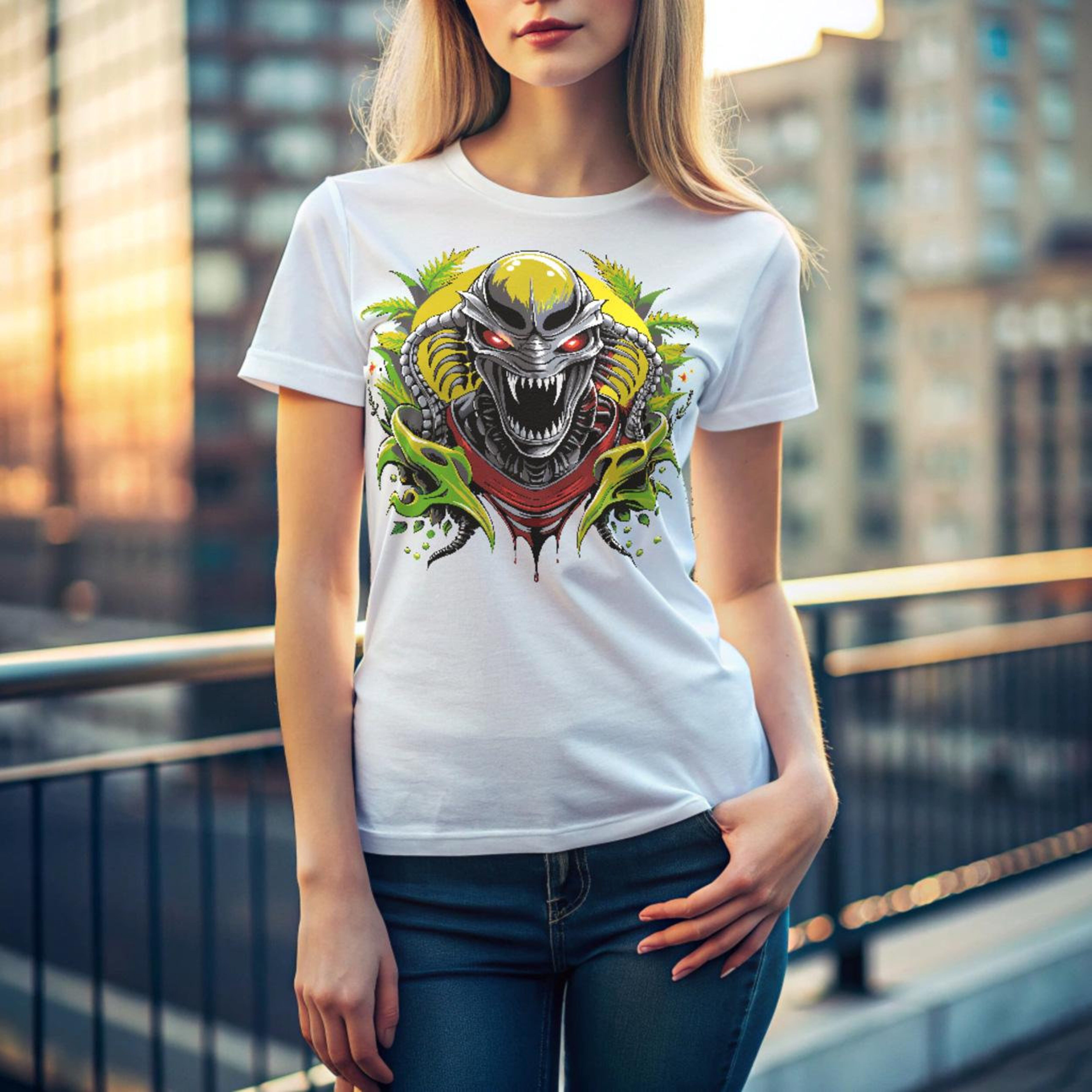 Alien - Xenomorph T shirt SVG/T-shirt design, cups/ clothes/PNG images ...