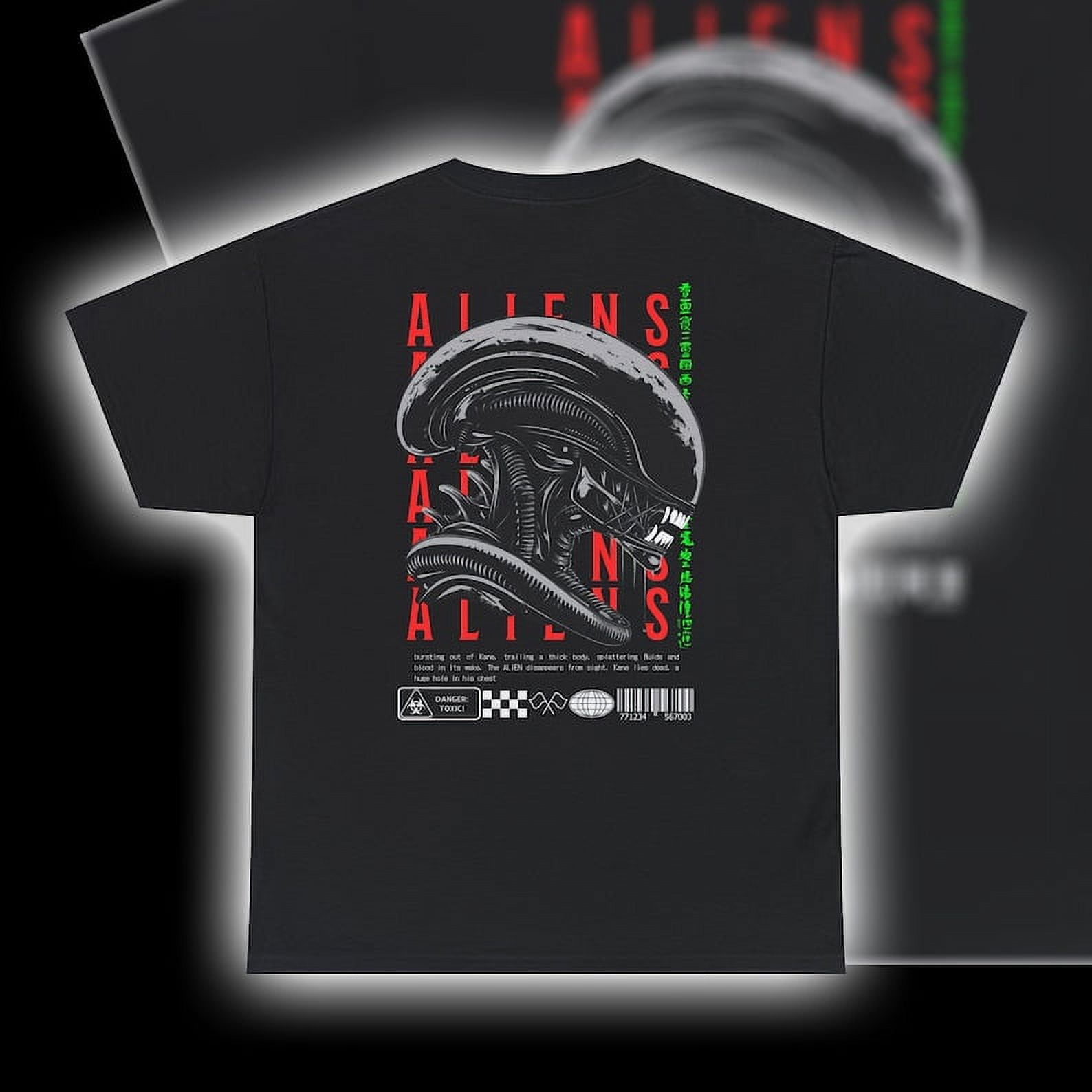 Alien Xenomorph Tshirt Horror Movie Shirts Xenomorph Shirt Black And