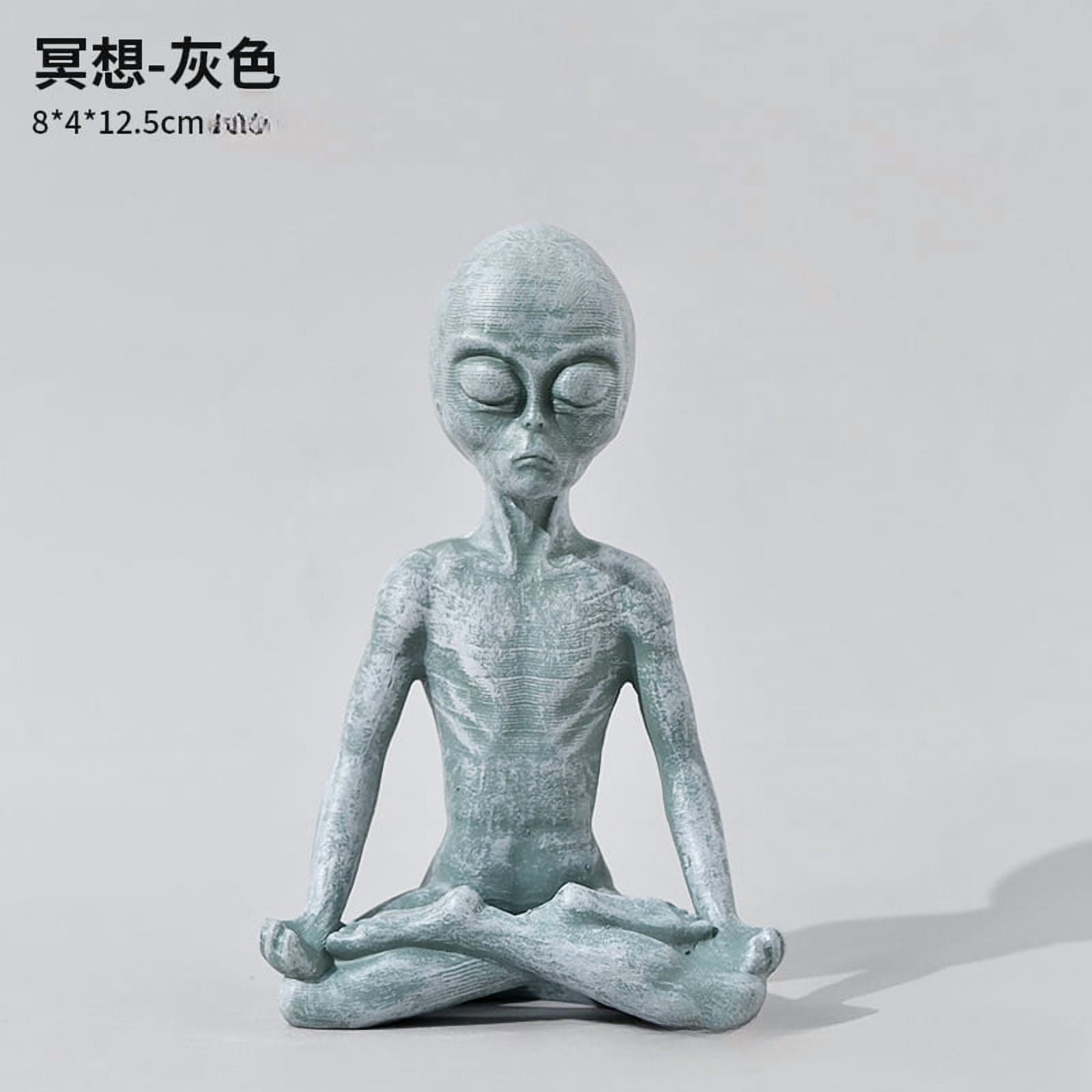 Alien Yoga Shaped Living Room Ornaments Resin European and American ...