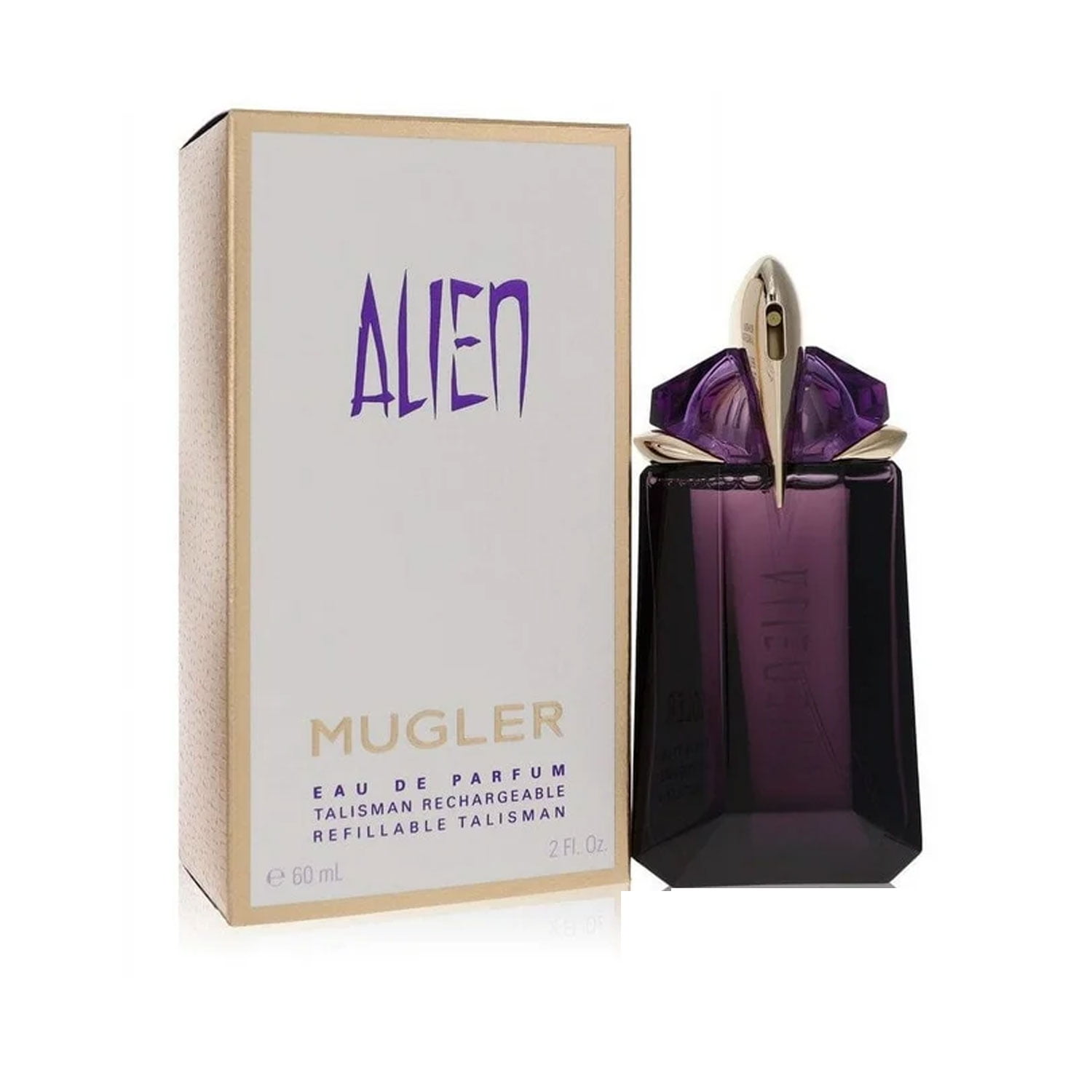 Thierry Mugler Alien 2 oz Eau de Parfum, Refillable Talisman, Luxurious ...