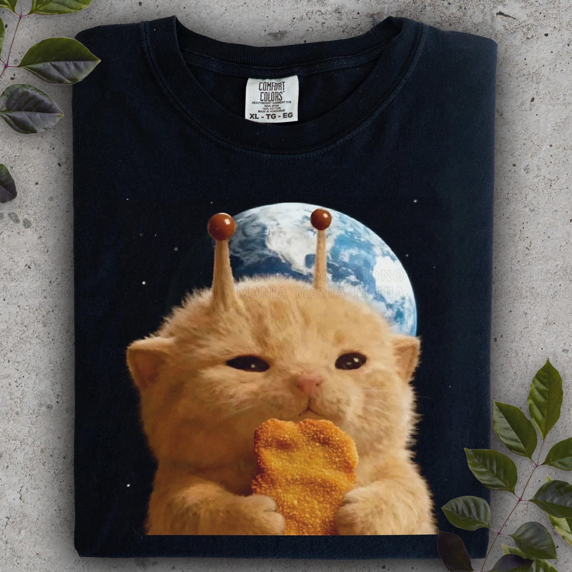 Alien cat Space cat Chiki nuggy chicken nugget silly cat meme Glorp ...