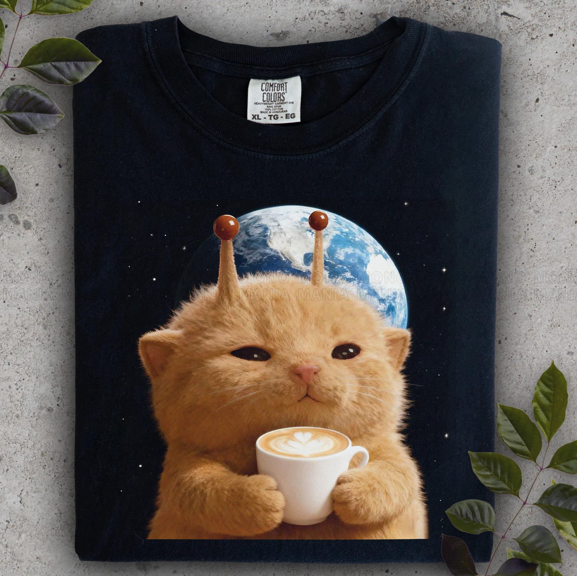 Alien cat Space cat coffee cat silly cat meme Glorp meme Gen Z Joke ...