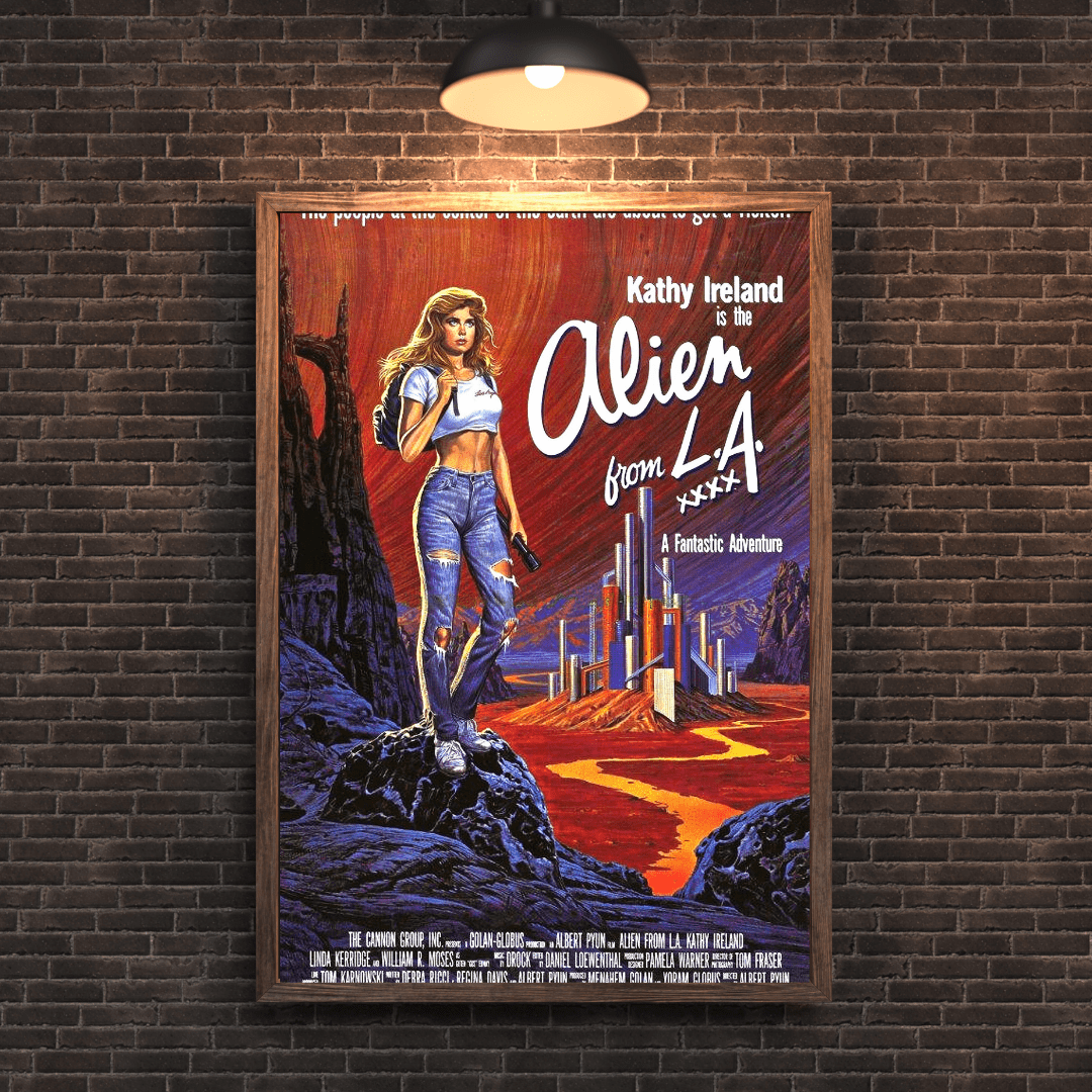 Alien from LA Movie Poster - Vintage Sci-Fi Adventure Collectible Art ...