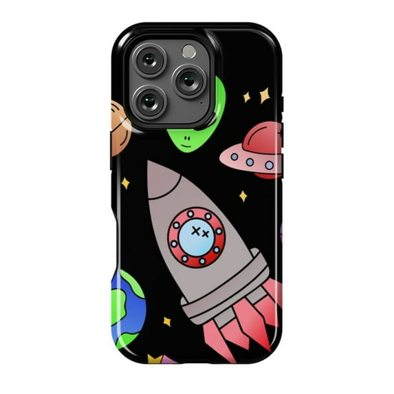 Alien iPhone Case Compatible with iPhone 11 12 13 14 15 16 17 Pro Max ...