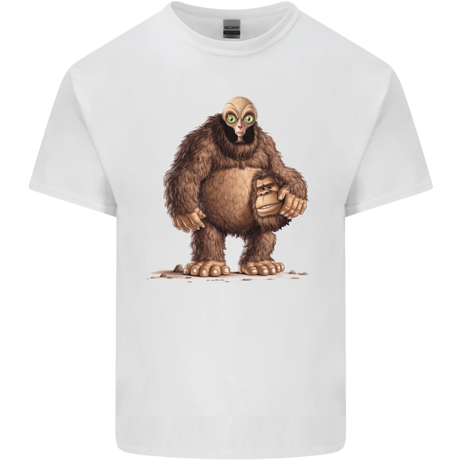 Alien in a Bigfoot Fancy Dress Outfit for an Ape and Gorilla and Unisex ...