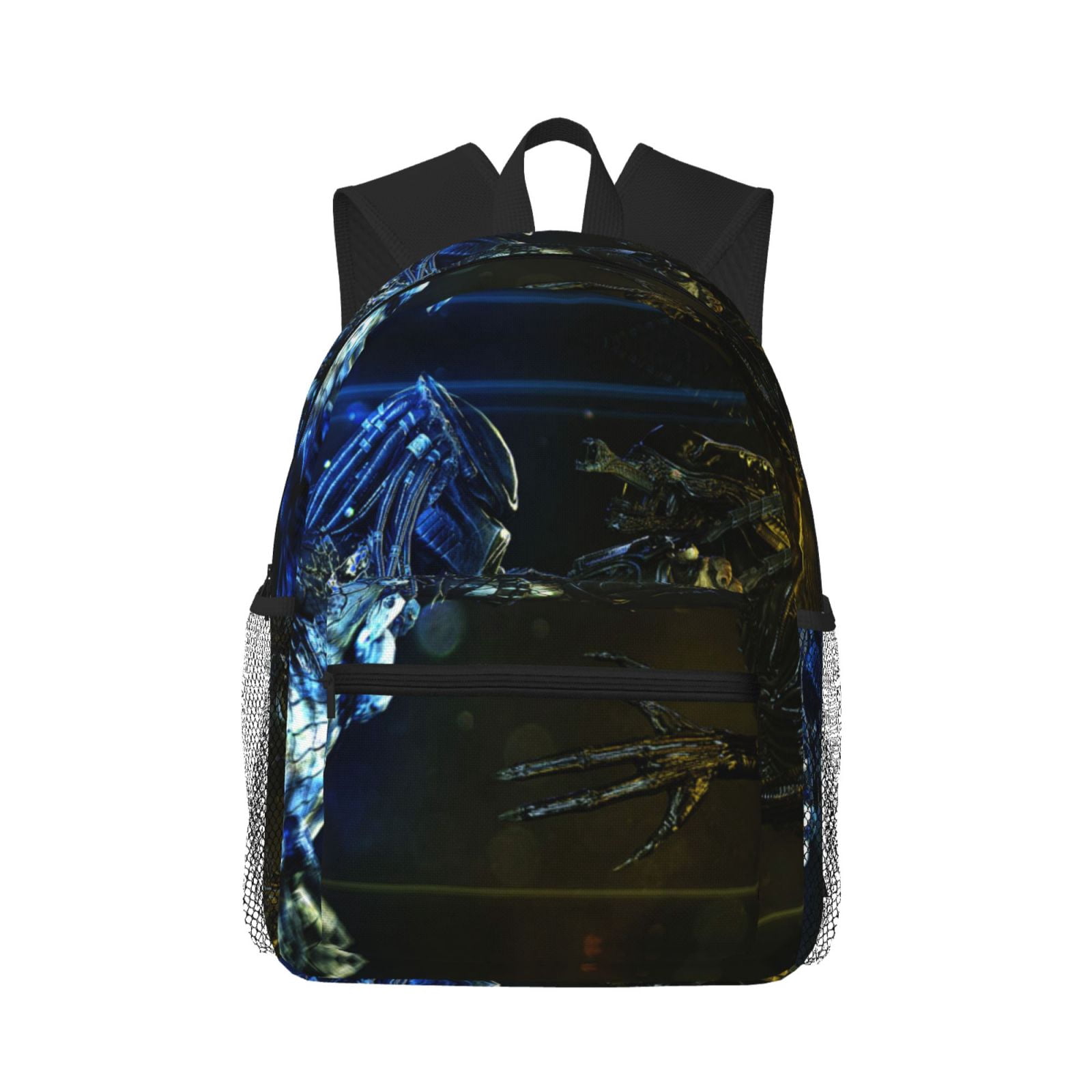 Alien vs Predator Fashion Backpack Daypack for Work Anime Bag Notebook ...