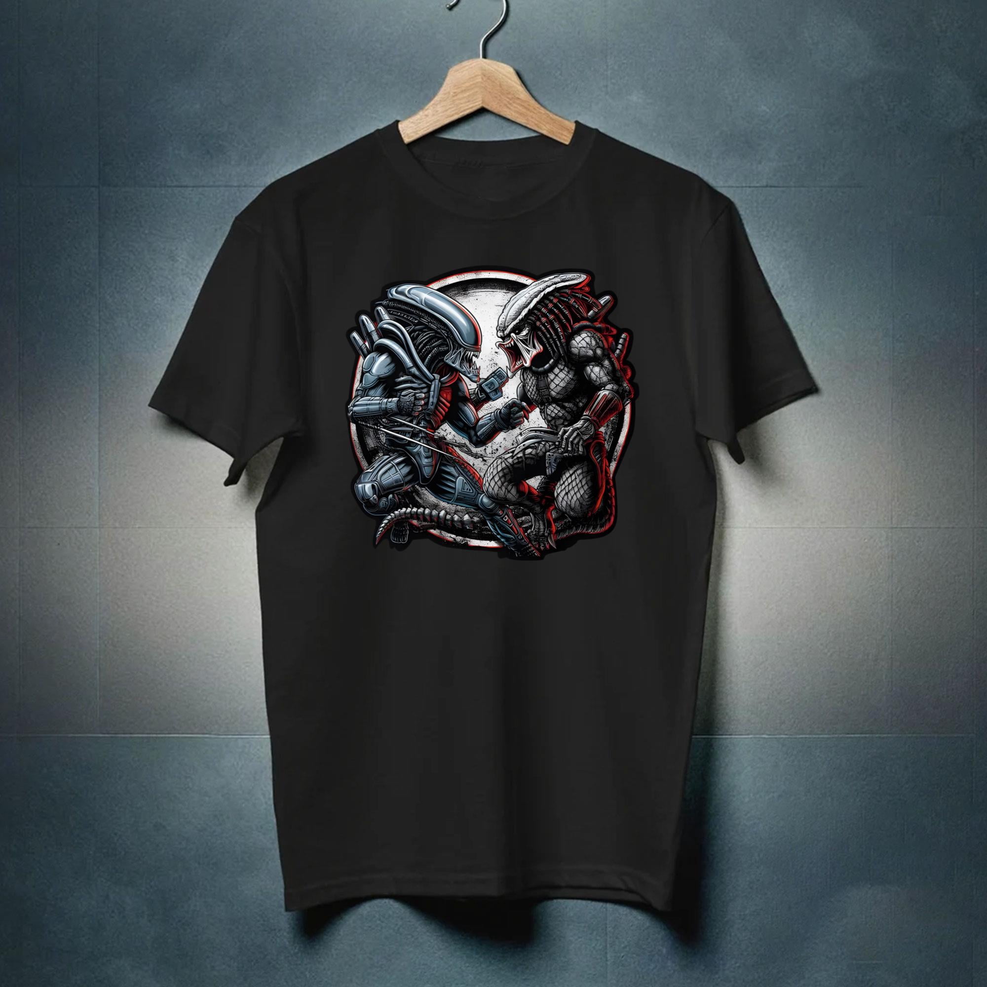 Alien vs. Predator T-Shirt - Intergalactic Showdown Apparel-TH6105 ...