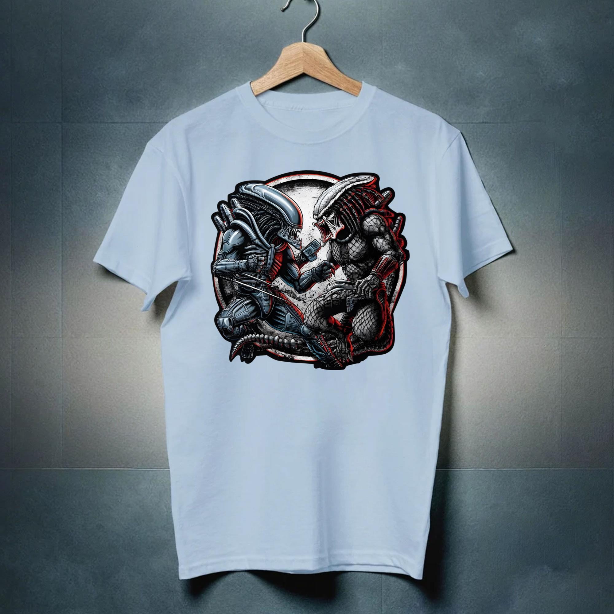 Alien vs. Predator T-Shirt - Intergalactic Showdown Apparel-TH6105 ...