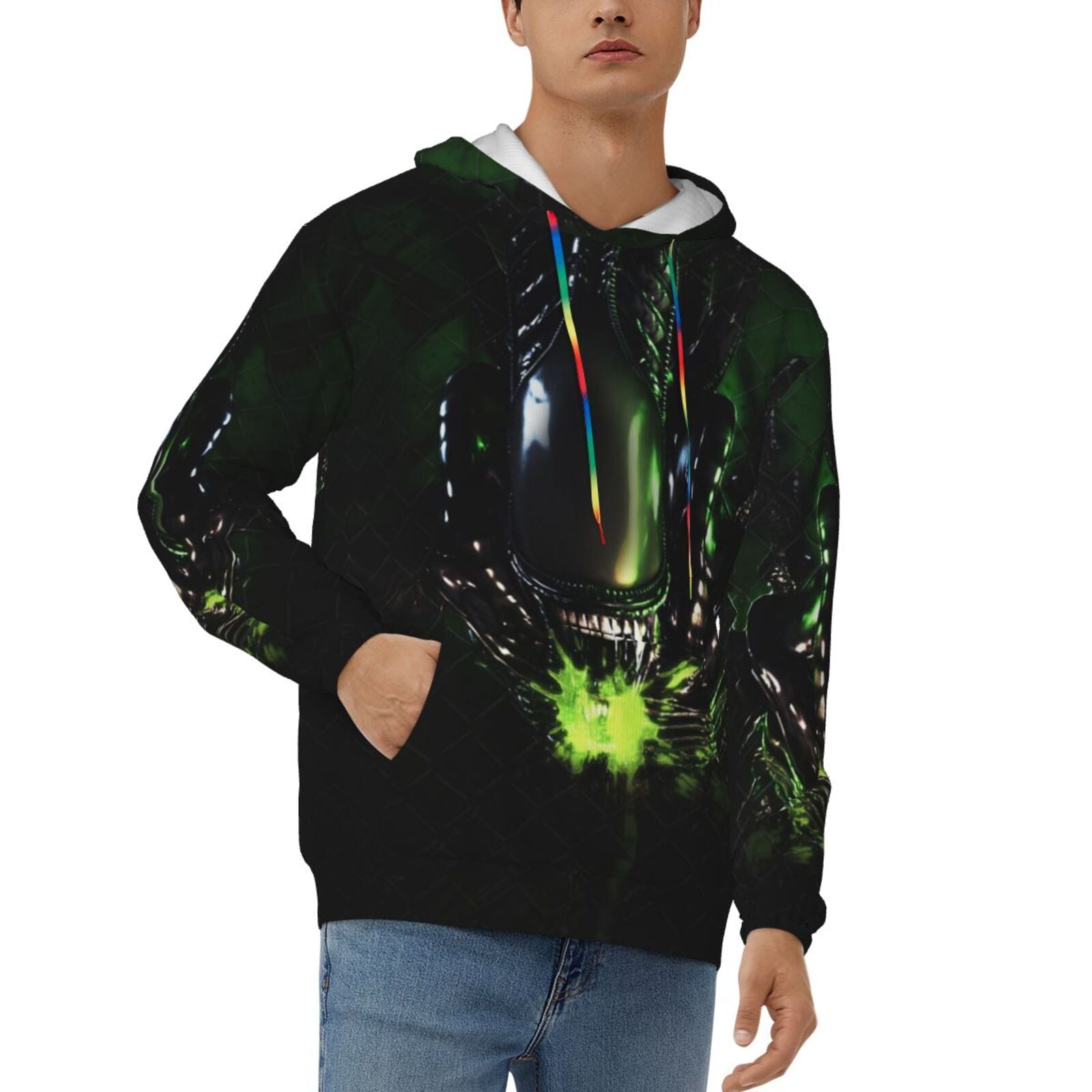 Alien vs Predator Xenomorph Unisex Men's/Women's Cartoon Hoodie Fashion ...