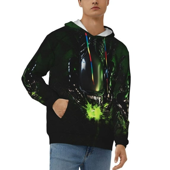 Alien vs Predator Xenomorph Unisex Men's/Women's Cartoon Hoodie Fashion ...