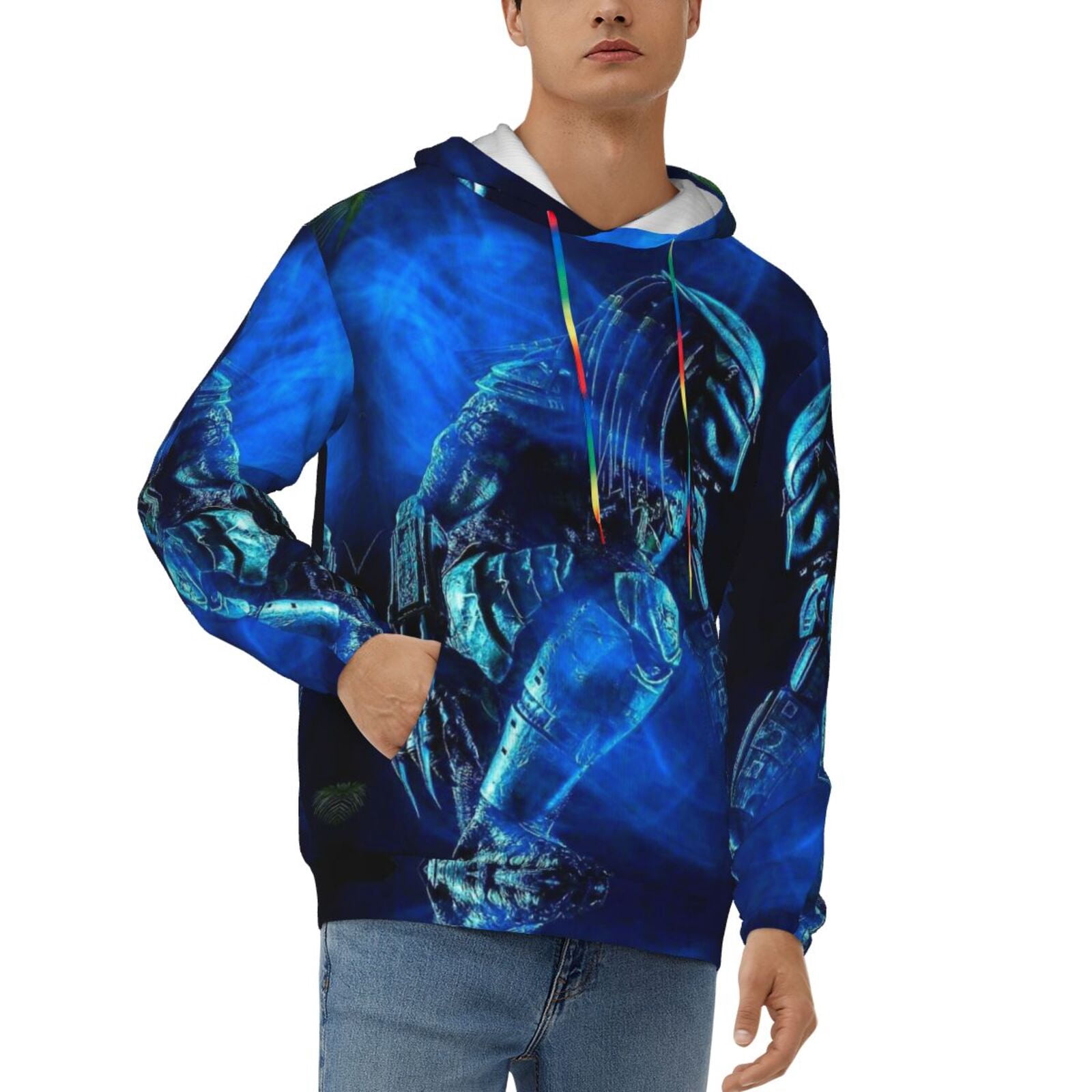 Alien vs Predator Xenomorph Unisex Men's/Women's Cartoon Hoodie Fashion ...
