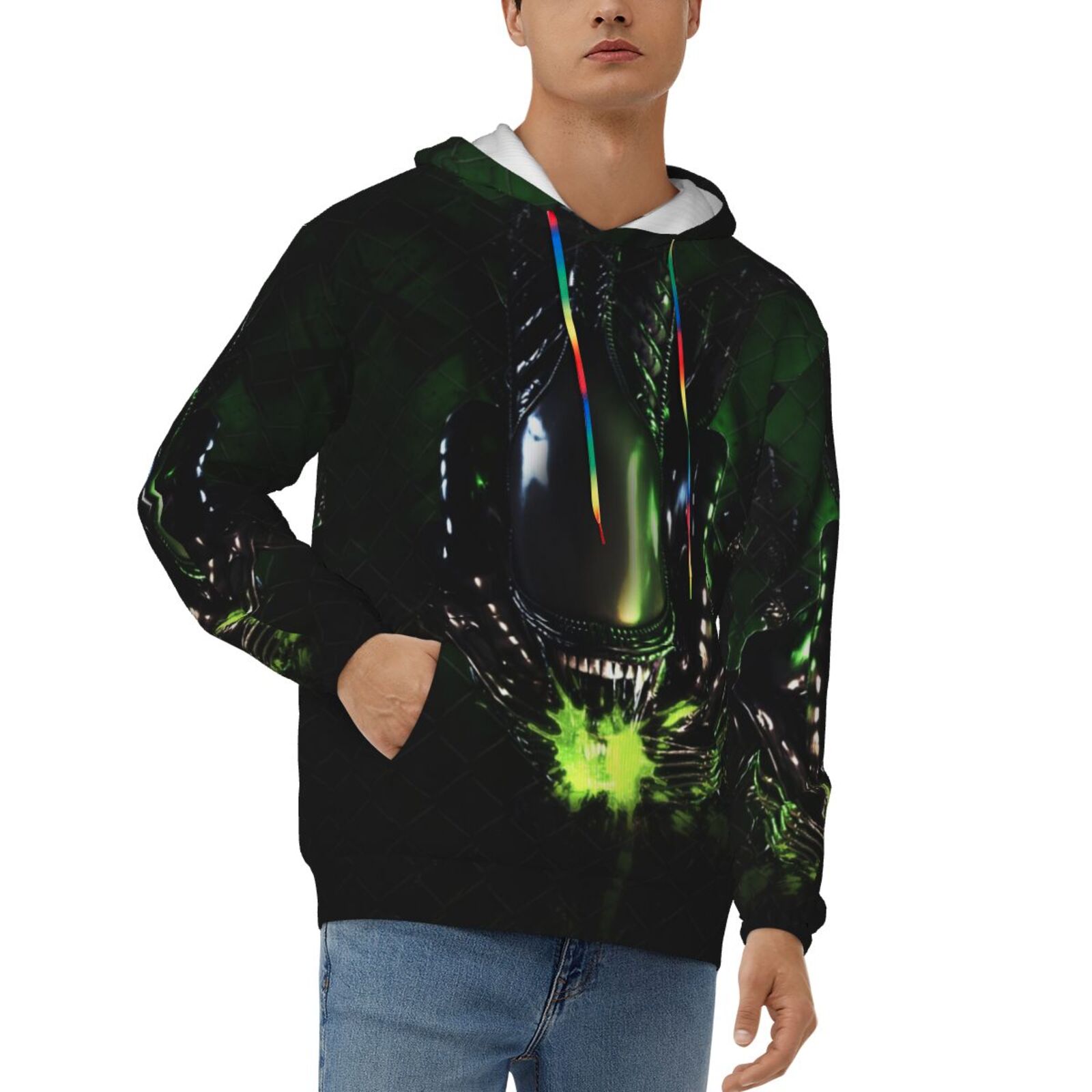 Alien vs Predator Xenomorph Unisex Men's/Women's Cartoon Hoodie Fashion ...