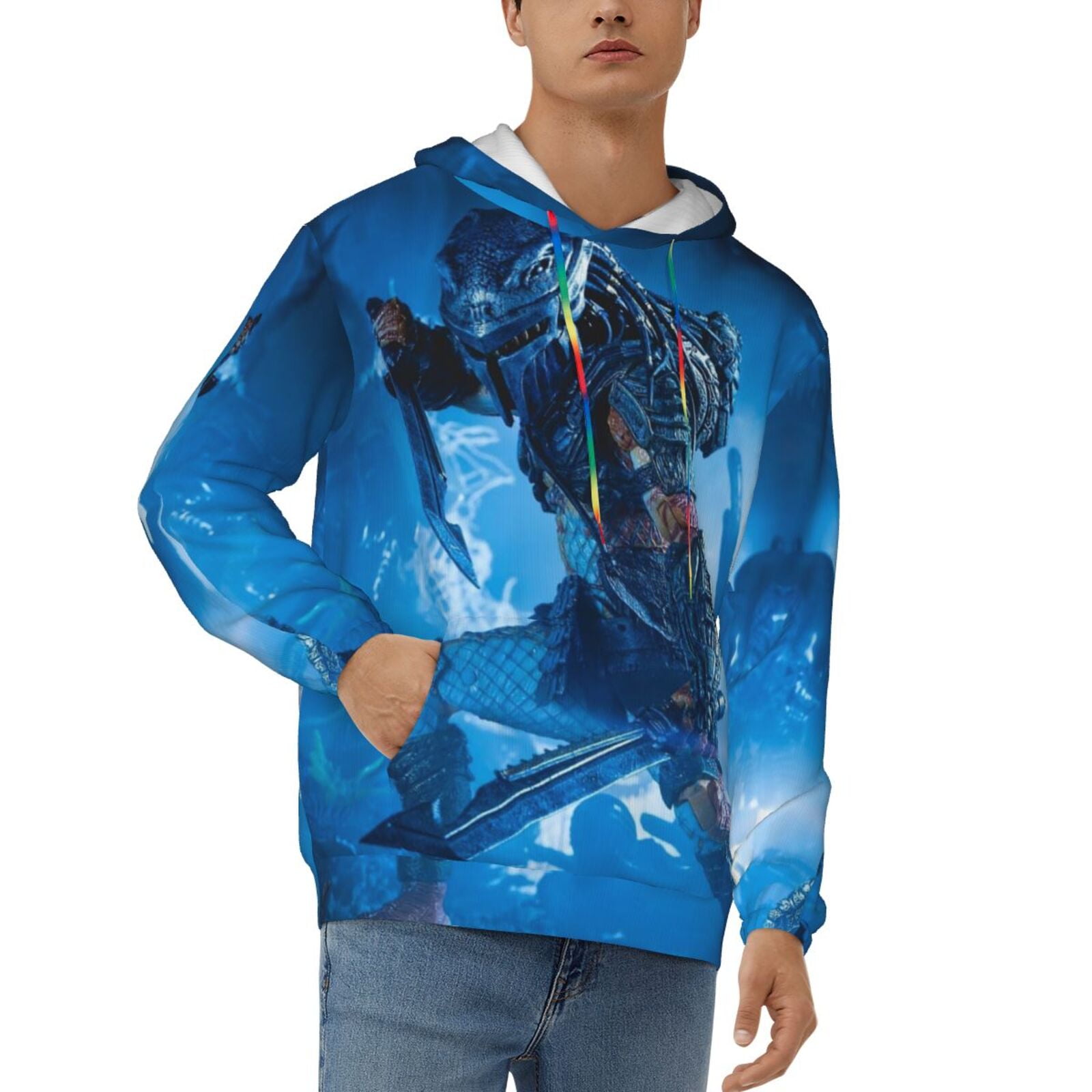 Alien vs Predator Xenomorph Unisex Men's/Women's Cartoon Hoodie Fashion ...