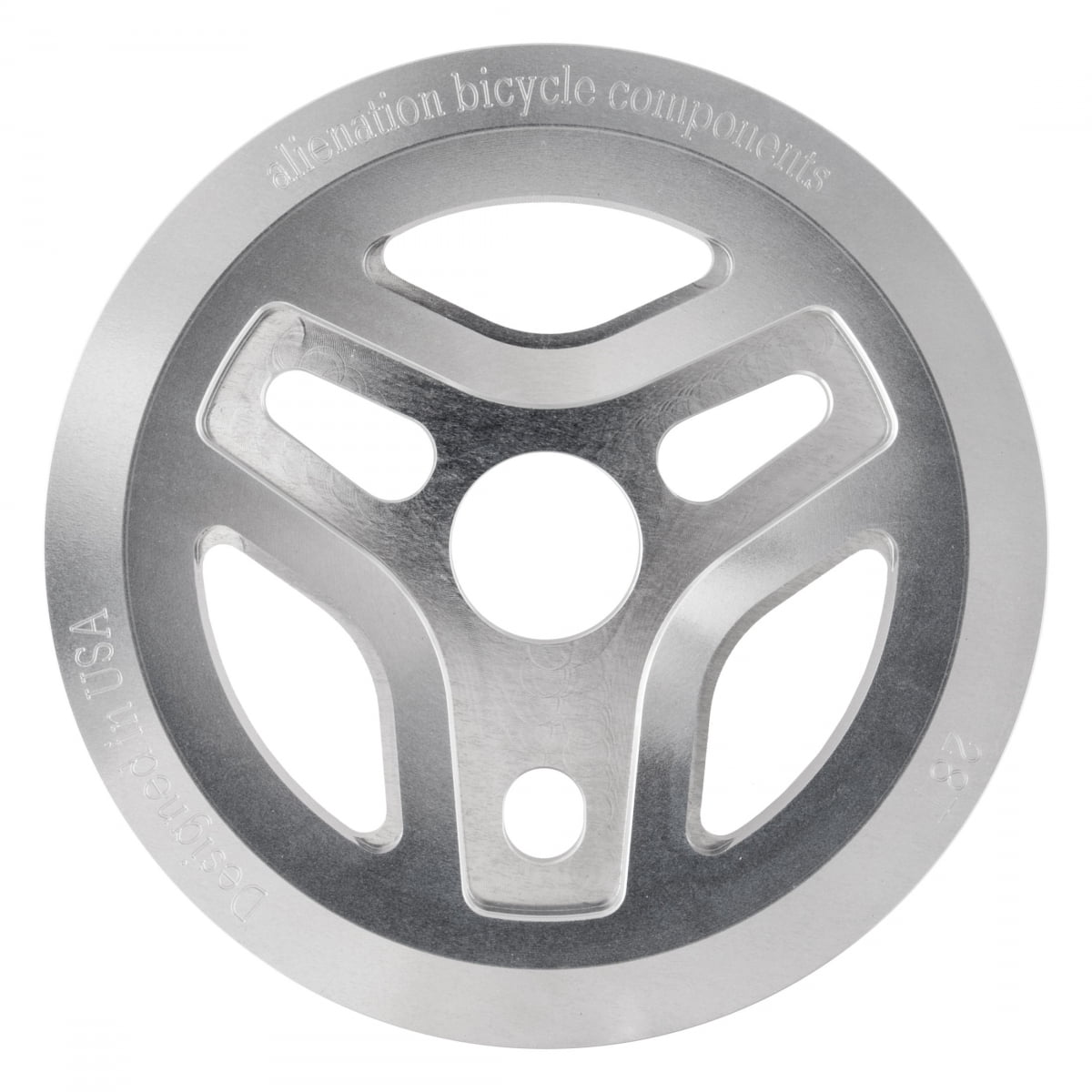 Alienation Starship Chainring 28t 1pc/3pc 1/2in x 1/8in Steel Silver ...