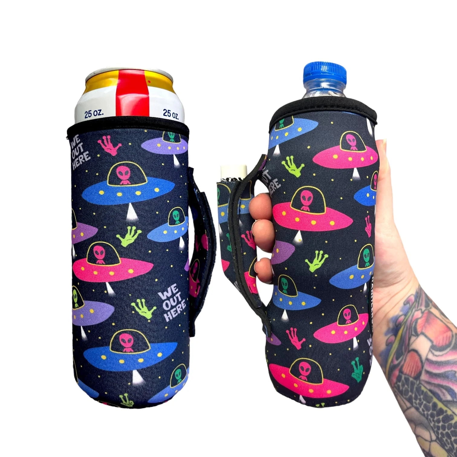 Aliens 16-24oz Soda Water Bottle / Tallboy Can Handler™ - Walmart.com