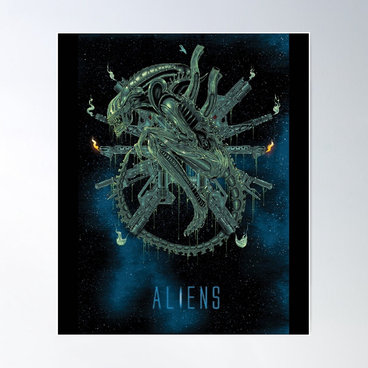 Aliens (1986) Classic Poster Wall Art, Modern Wall Decor For Living ...
