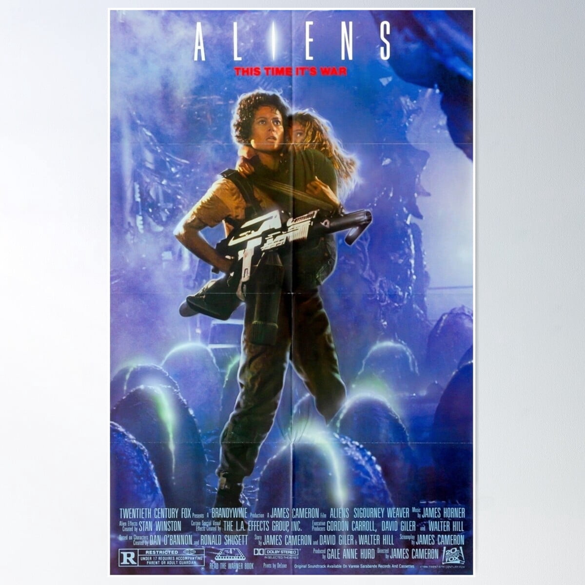 Aliens 1986 Poster Wall Art Modern Wall Decor For Living Room Bedroom ...