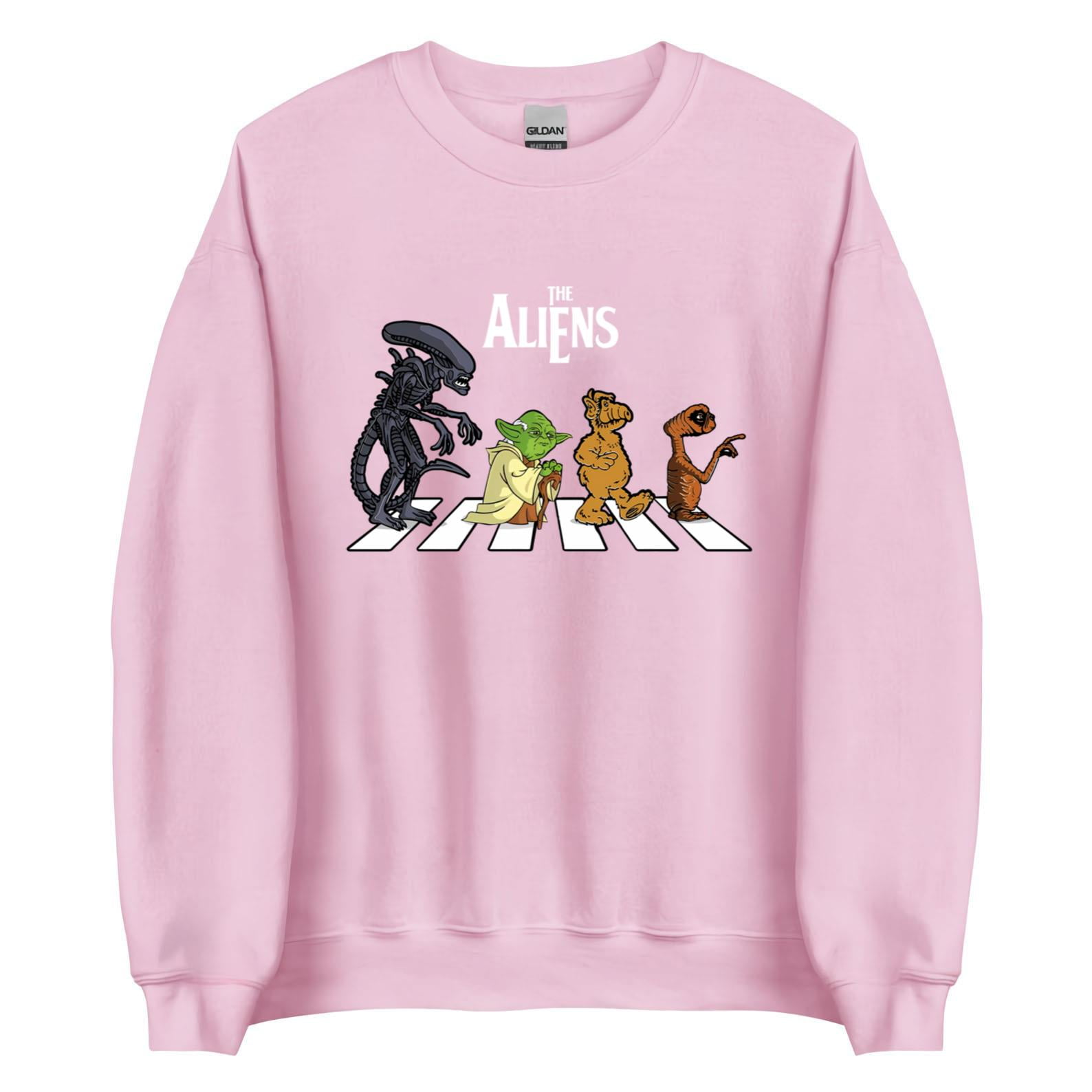 Aliens Abbey Road Graphic Tee, Extra-Terrestrial-Inspired Shirt ...