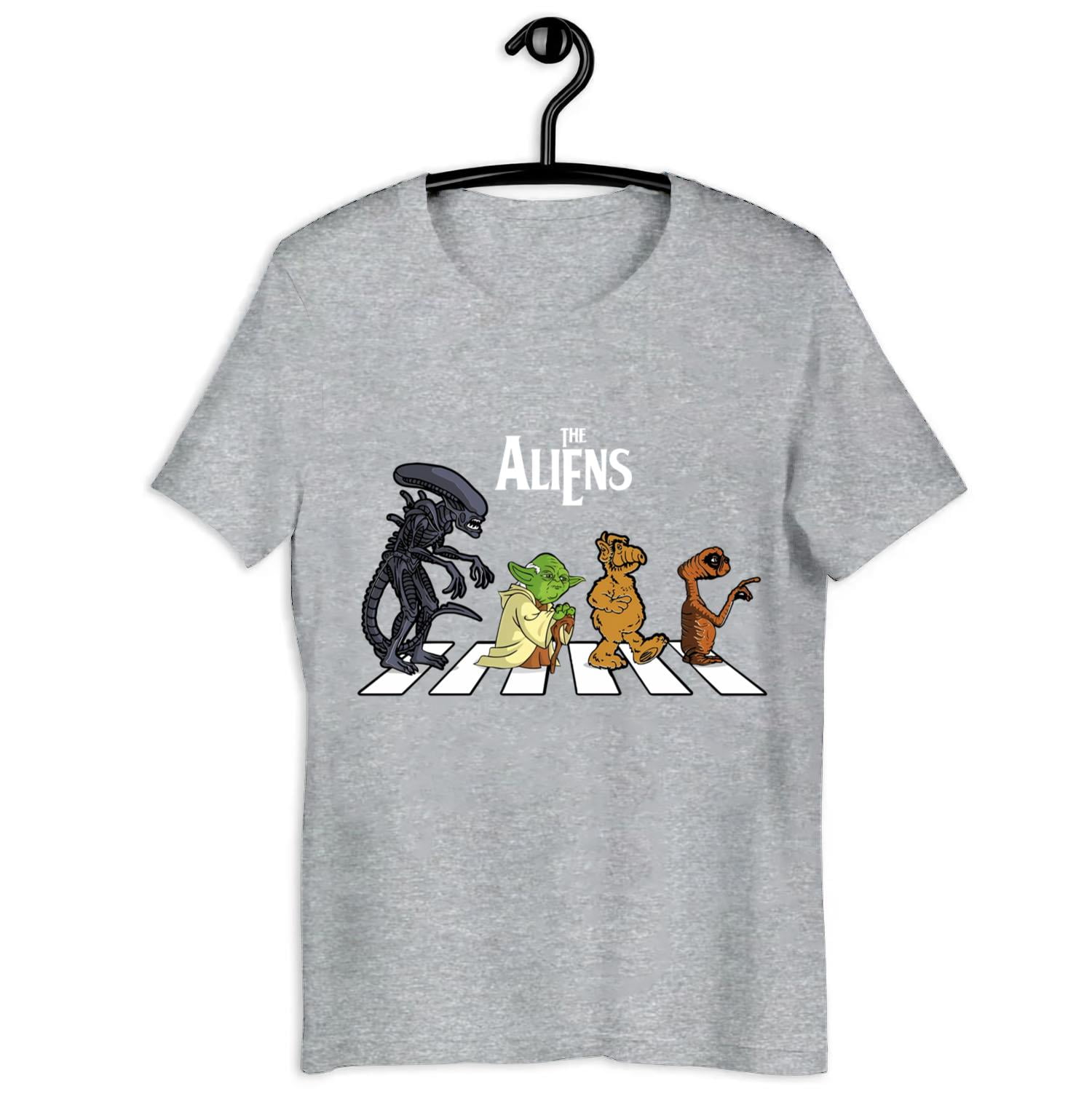 Aliens Abbey Road Graphic Tee, Extra-Terrestrial-Inspired Shirt ...